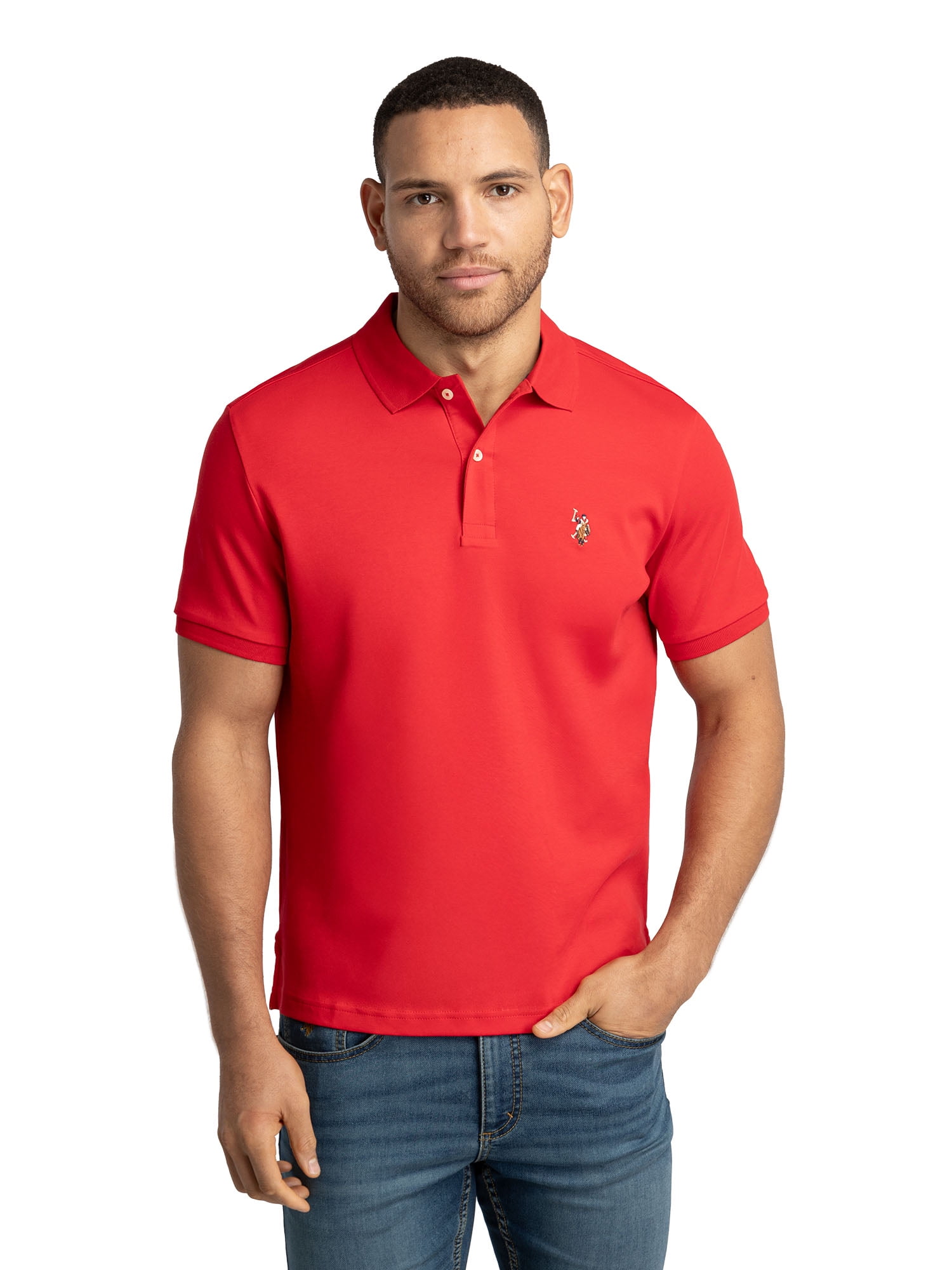 U.S. Polo Assn. Men's Interlock Polo Shirt - Walmart.com