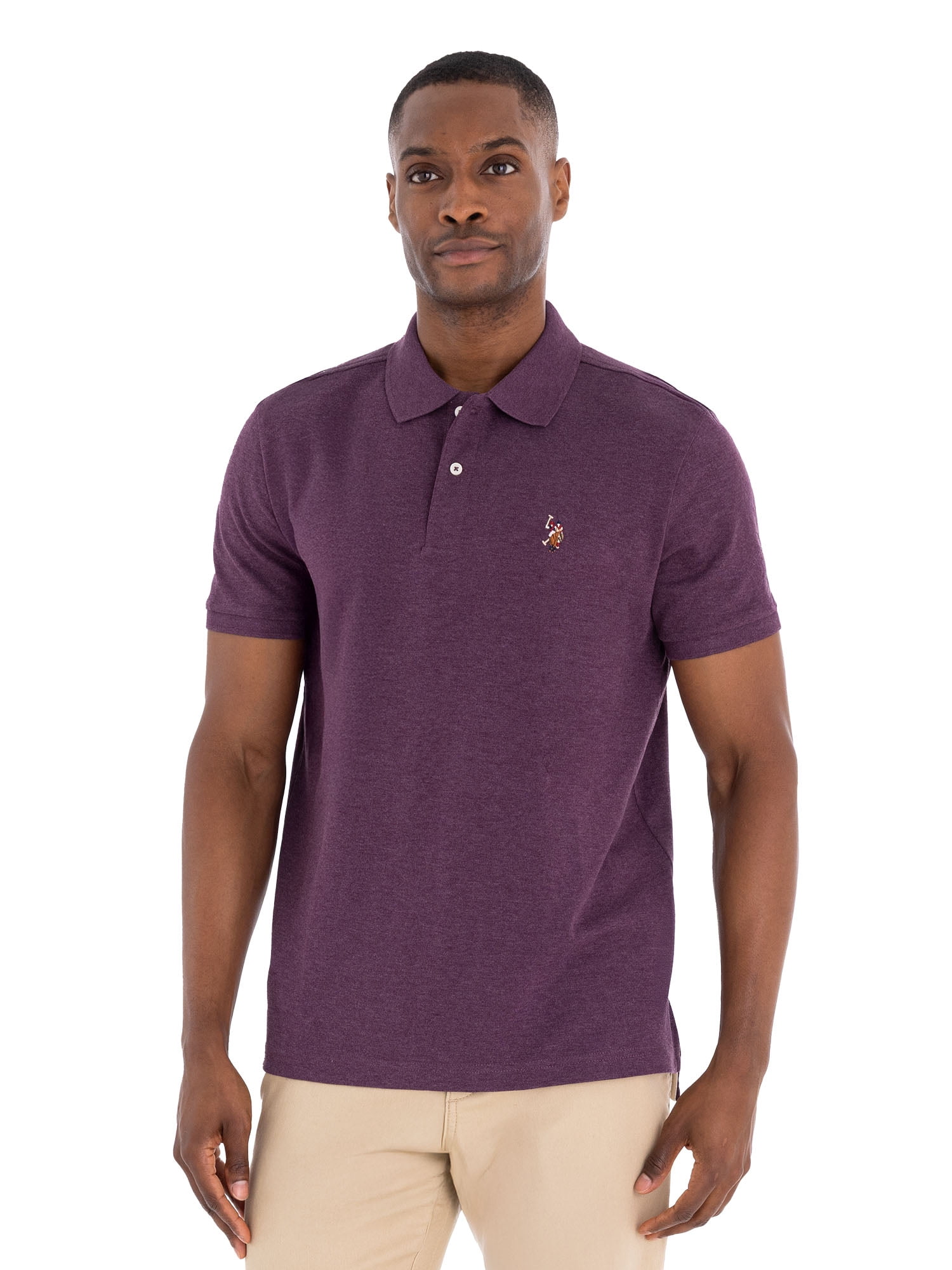 U.S. Polo Assn. Men's Interlock Polo Shirt - Walmart.com