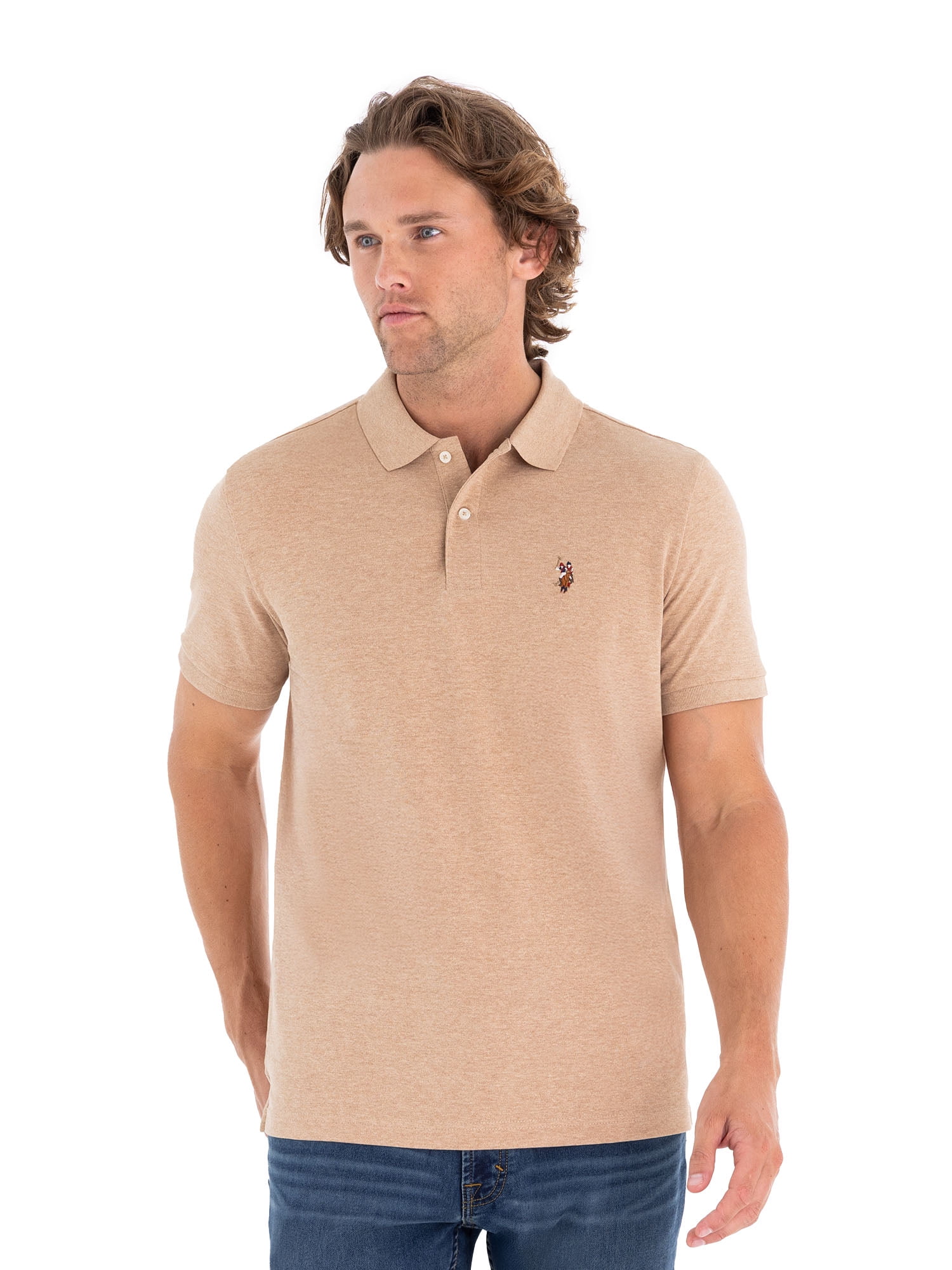U.S. Polo Assn. Men's Interlock Polo Shirt - Walmart.com