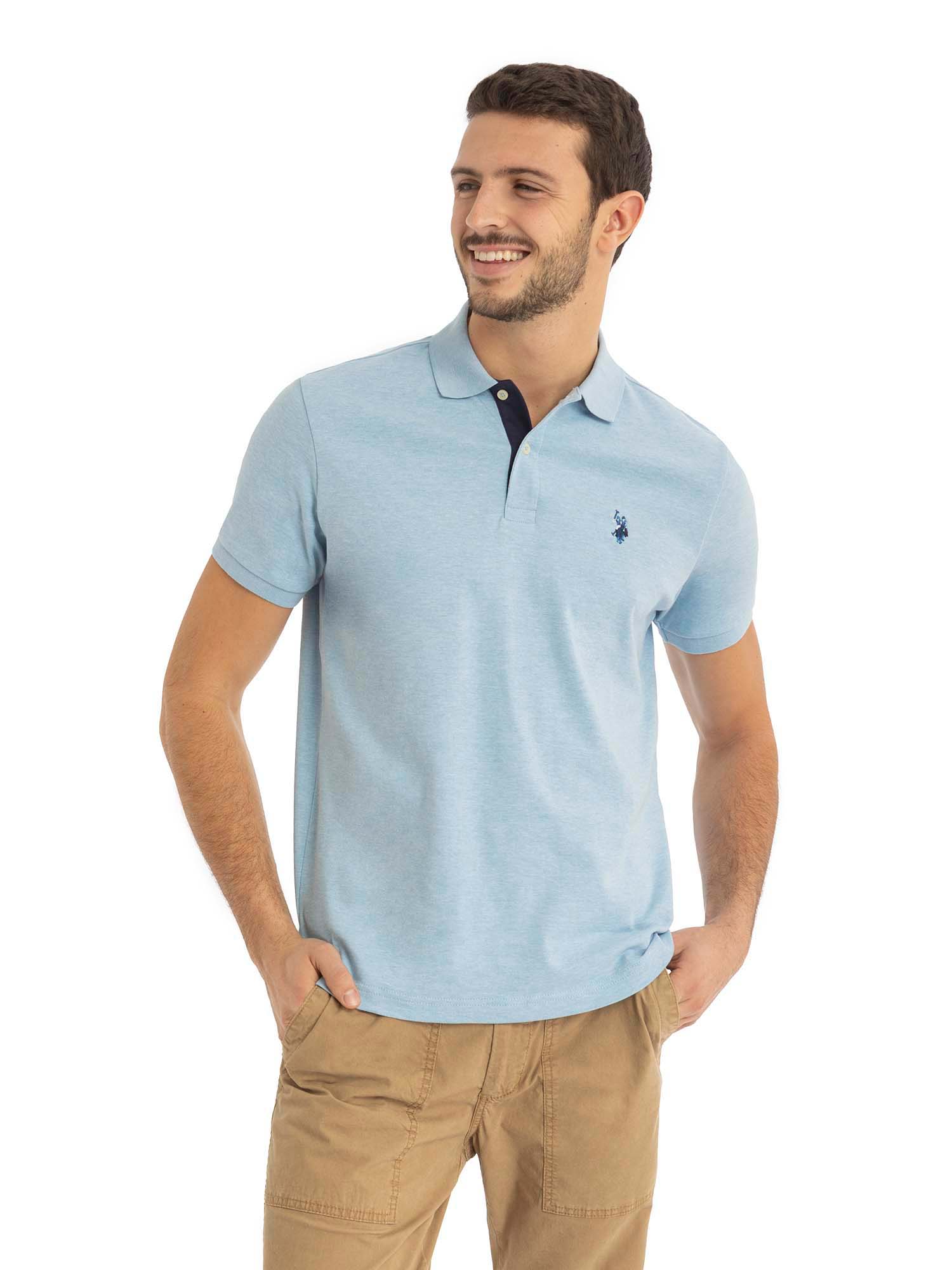 U.S. Polo Assn. Men's Interlock Polo Shirt - Walmart.com