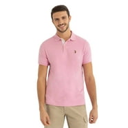 3-Pack Men's Regular-Fit Short Sleeve Pique Polo Shirts with Ribbed Collar & Armbands, Sizes S ...