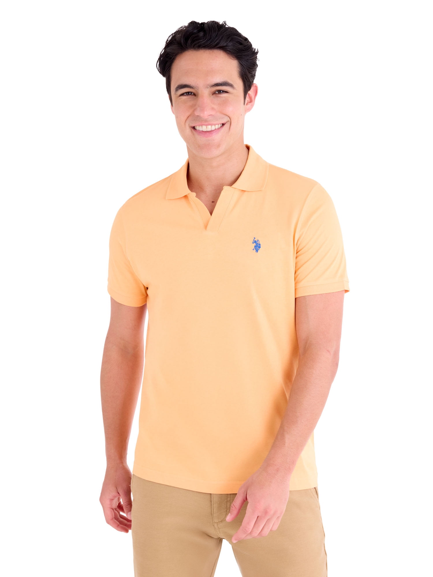 U.S. Polo Assn. Men's Johnny Collar Polo Shirt - Walmart.com