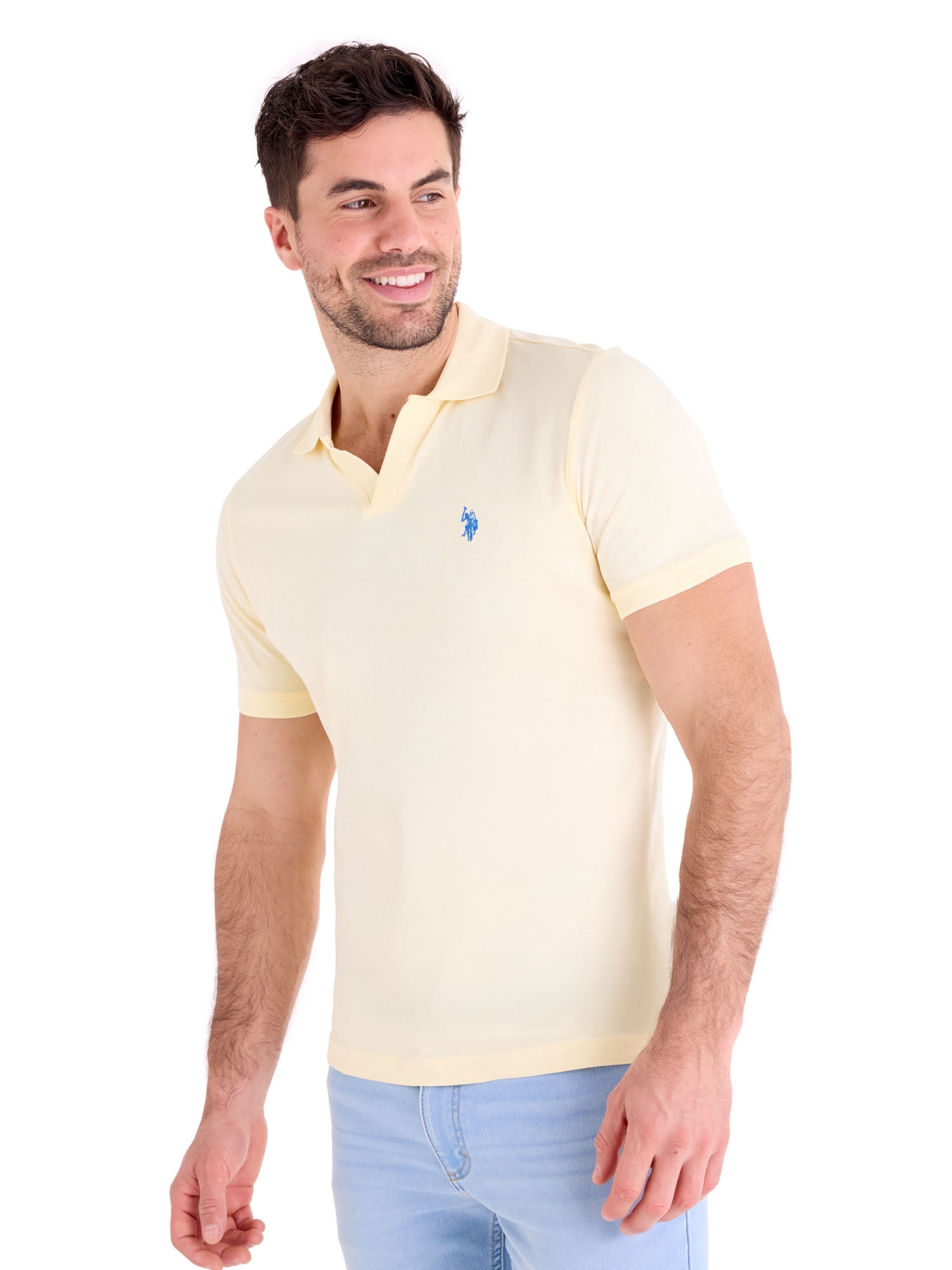 U.S. Polo Assn. Men's Johnny Collar Polo Shirt - Walmart.com