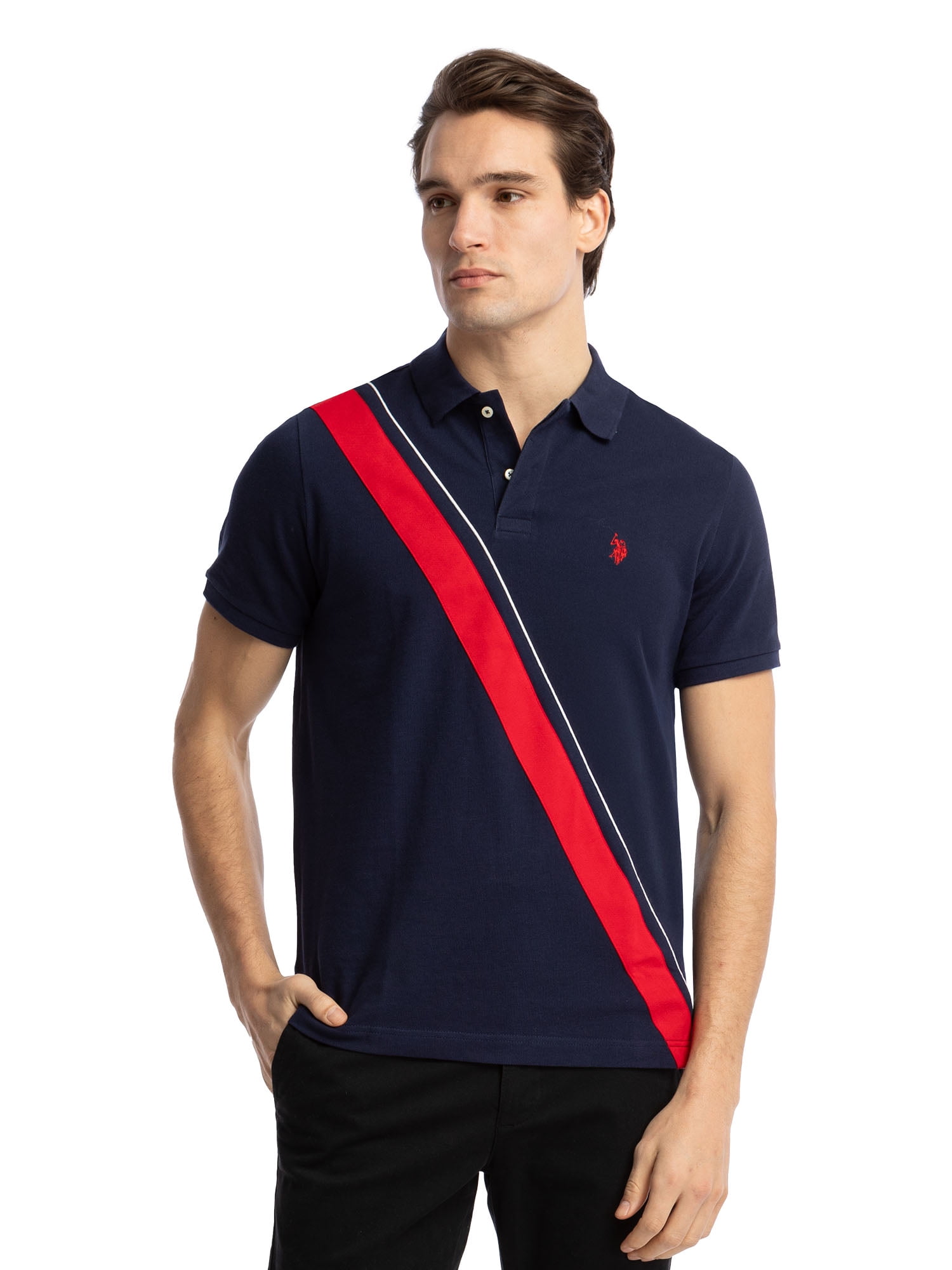 U.S. Polo Assn. Men's Americana Polo Shirts - Walmart.com