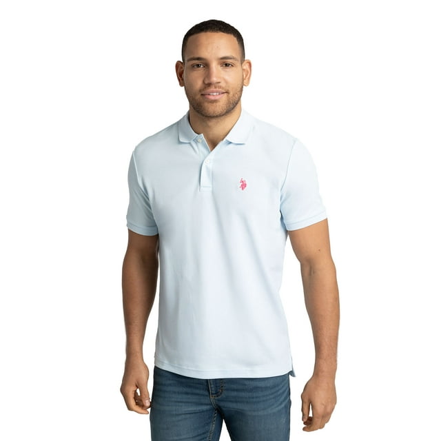 U.S. Polo Assn. Men's Performance Pique Polo Shirt - Walmart.com