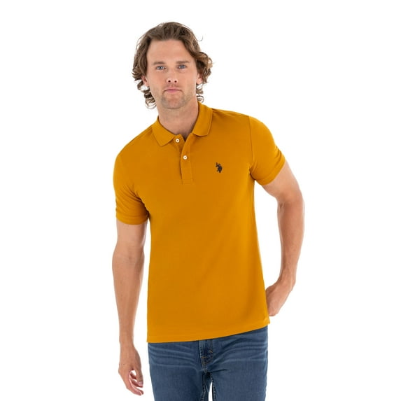U.S. Polo Assn. Men's Performance Pique Polo Shirt - Walmart.com