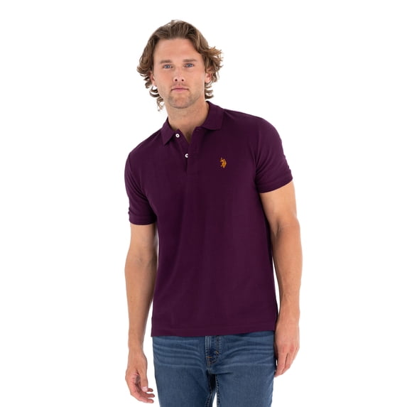 U.S. Polo Assn. Men's Performance Pique Polo Shirt - Walmart.com