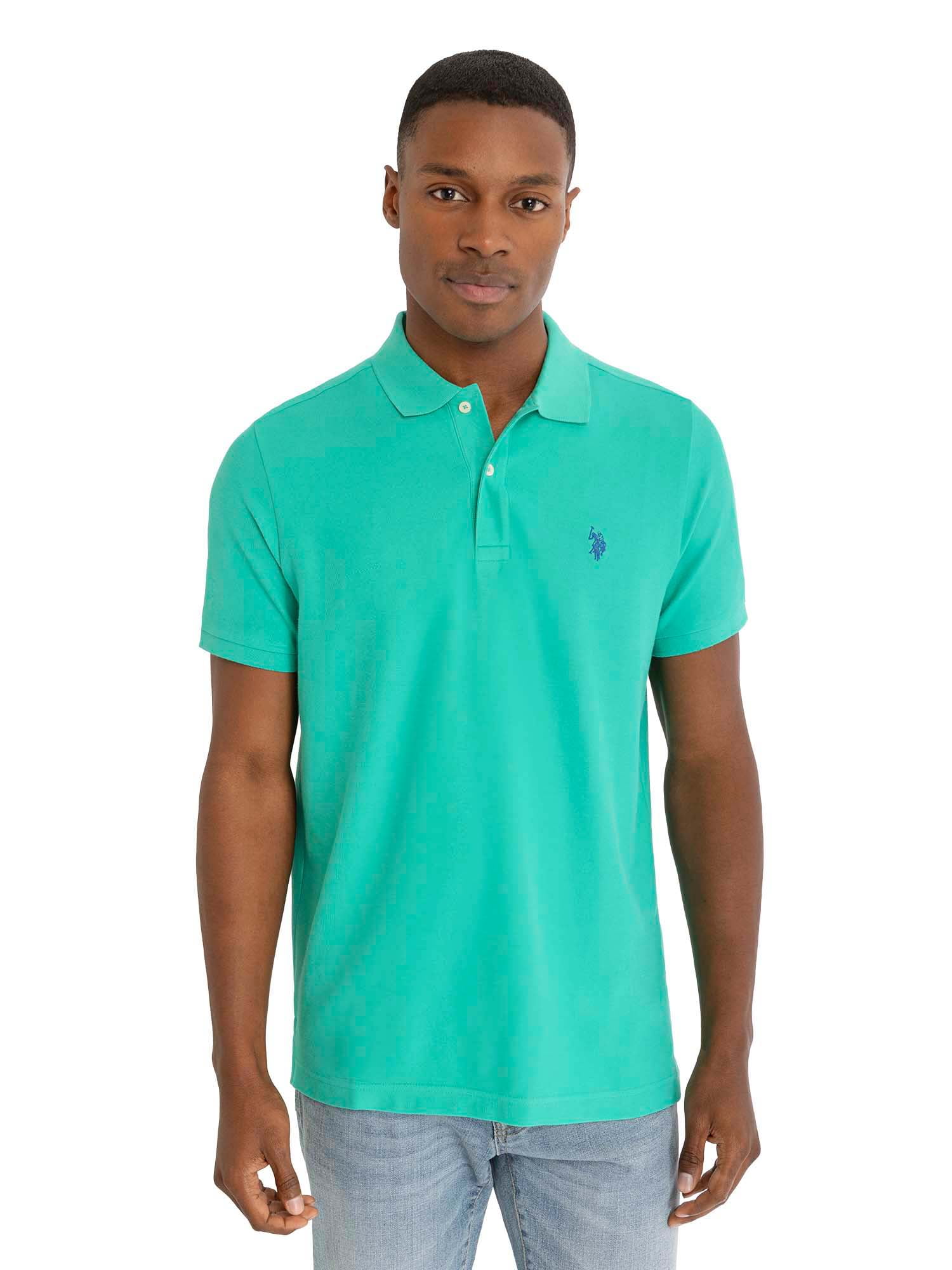 U.S. Polo Assn. Men's Performance Pique Polo Shirt - Walmart.com