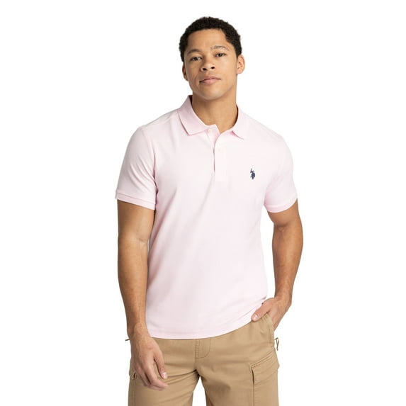 U.S. Polo Assn. Men's Performance Pique Polo Shirt - Walmart.com
