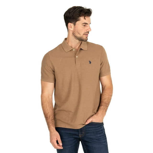 U.S. Polo Assn. Men's Performance Pique Polo Shirt - Walmart.com