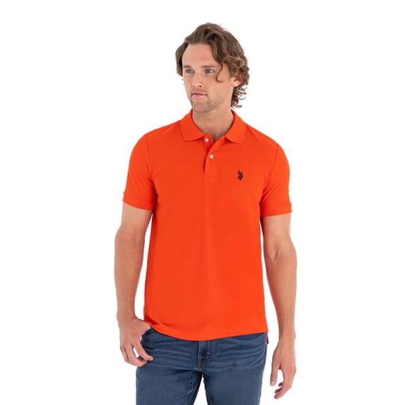 U.S. Polo Assn. Men's Performance Pique Polo Shirt - Walmart.com
