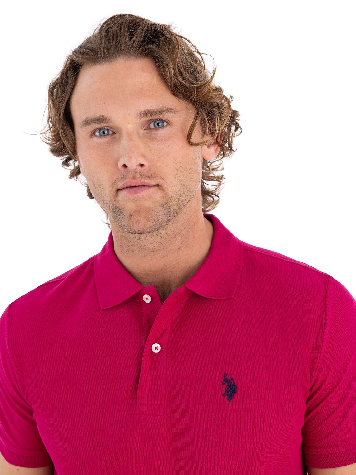 U.S. Polo Assn. Men's Performance Pique Polo Shirt - Walmart.com