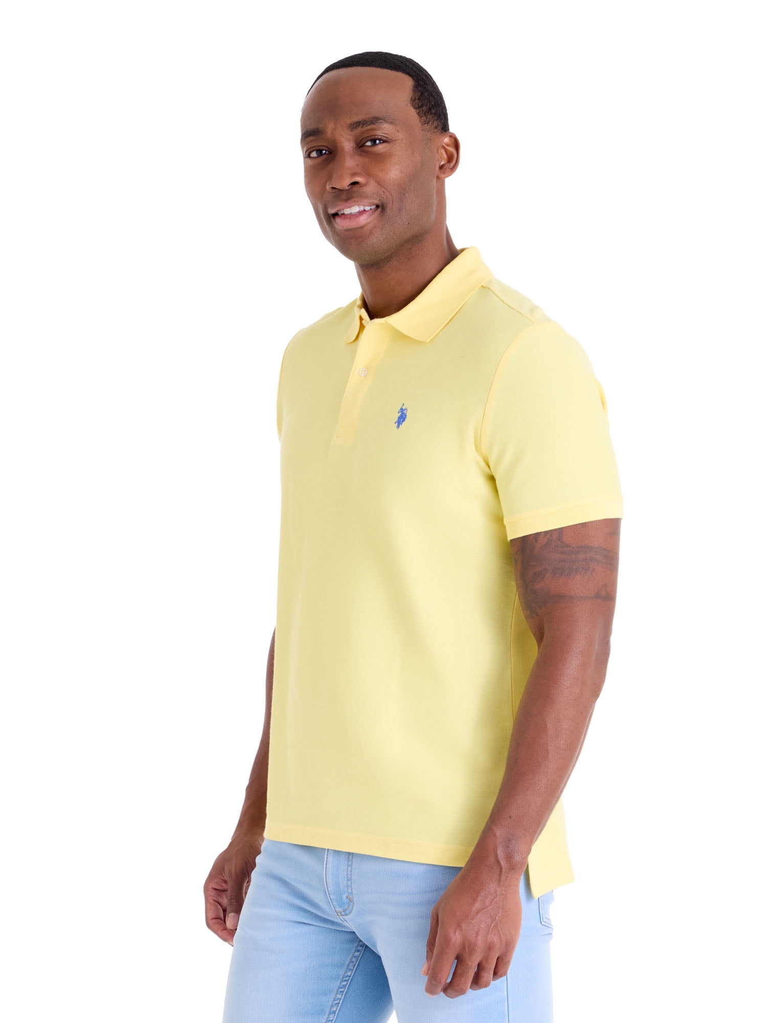 U.S. Polo Assn. Men's Performance Pique Polo Shirt - Comfortable Casual ...