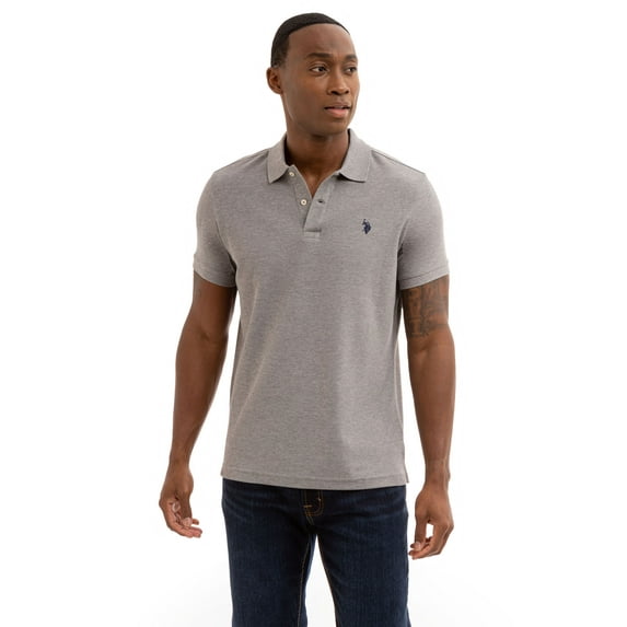 U.S. Polo Assn. Men's Performance Pique Polo Shirt - Walmart.com
