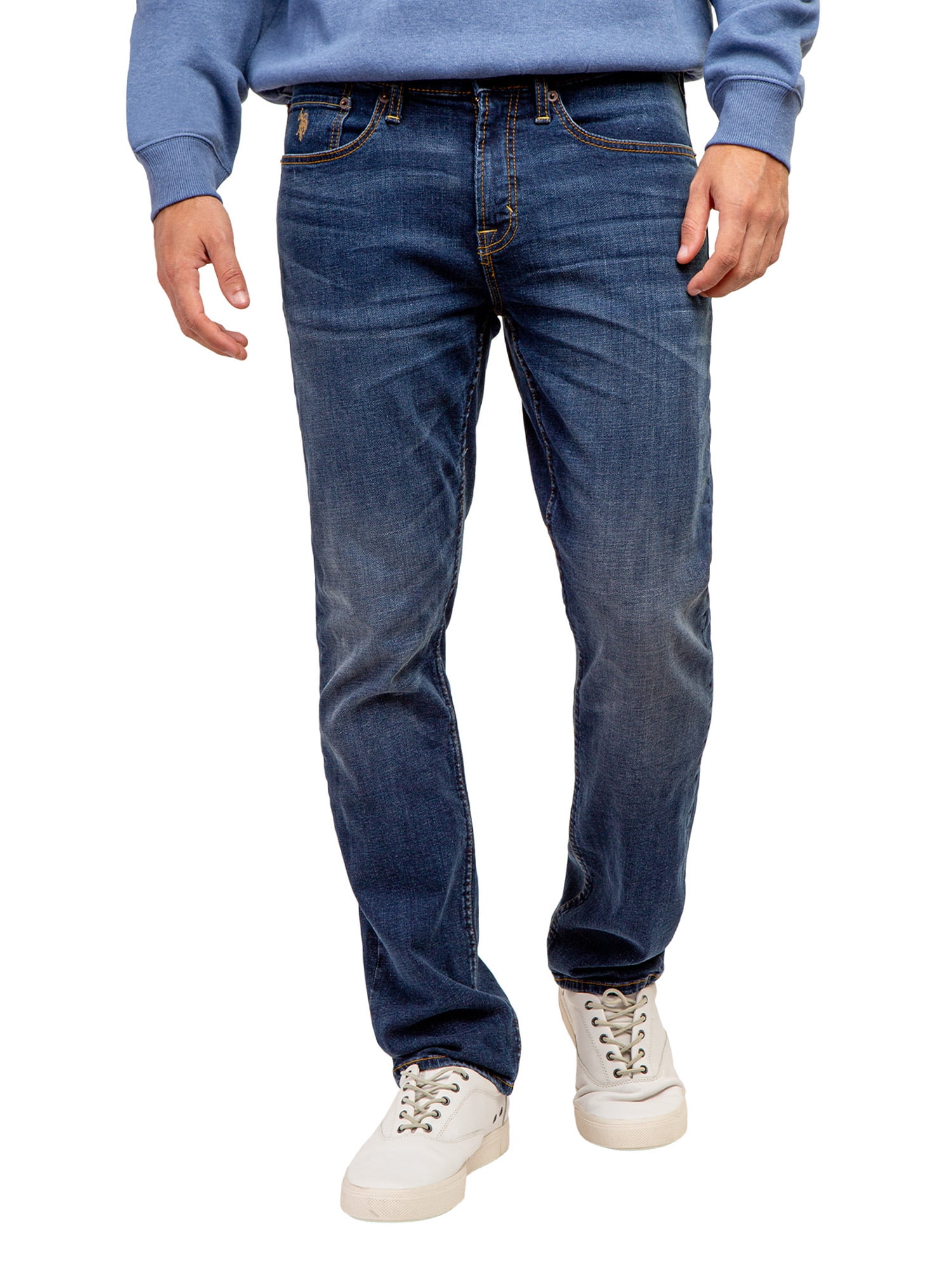 U.S. Polo Assn. Men's Slim Straight Jean - Walmart.com