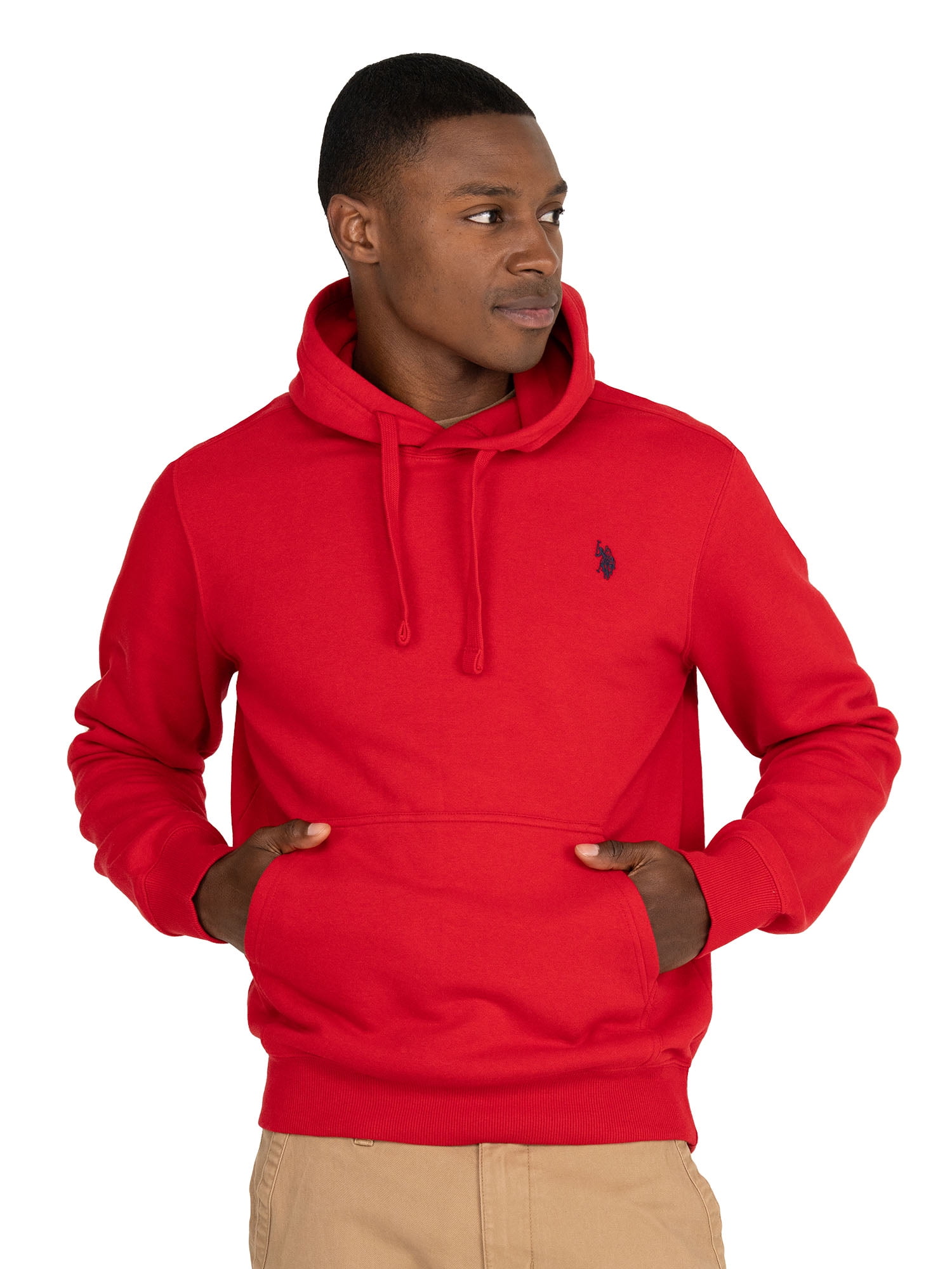 U.S. Polo Assn. Men's Sporty Casual Popover Hoodie with Thermal Lining ...