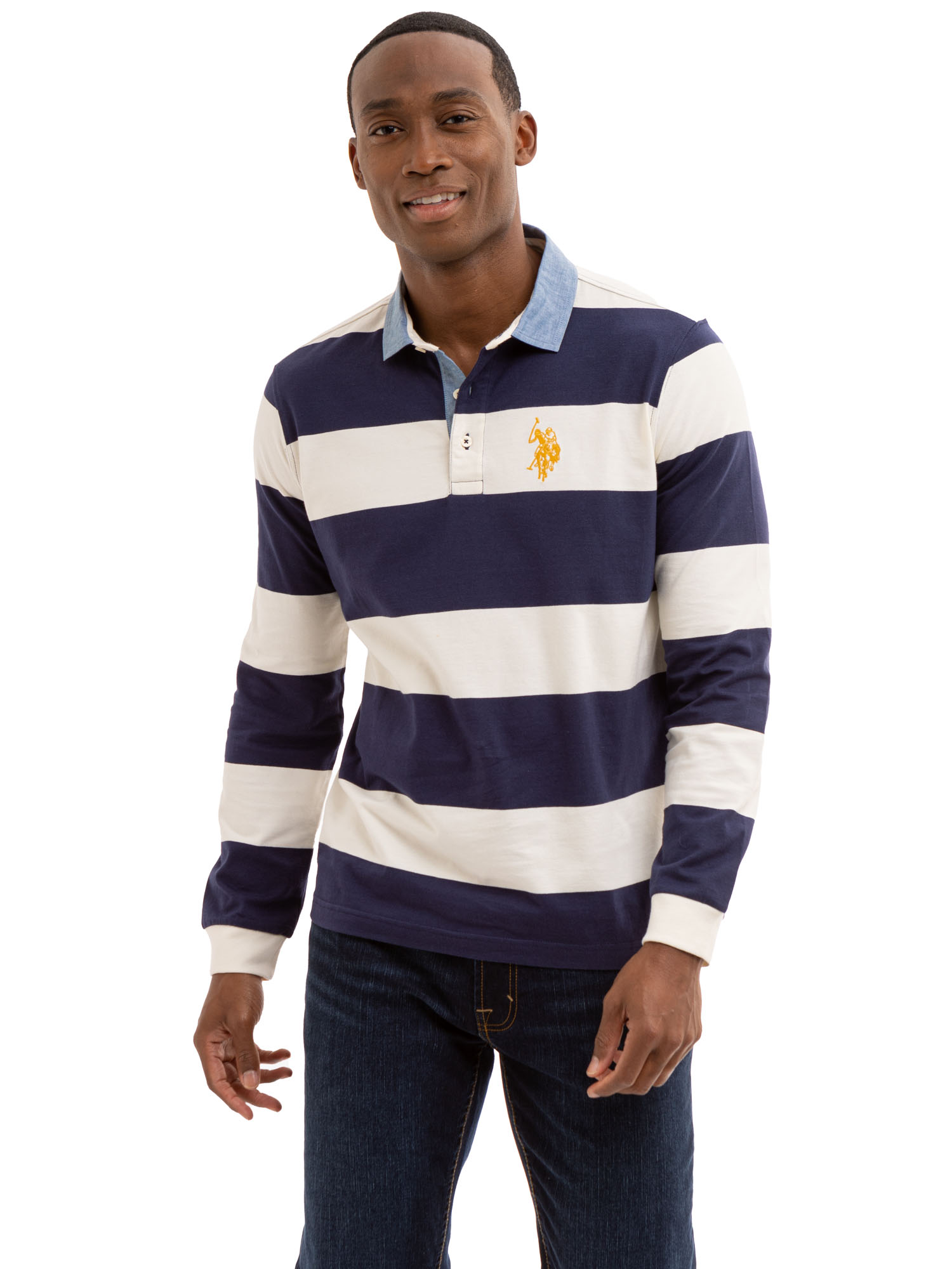 US Cotton Polo Assn. Short Sleeve Relaxed Fit Cotton Polo (Men's) 1 ...