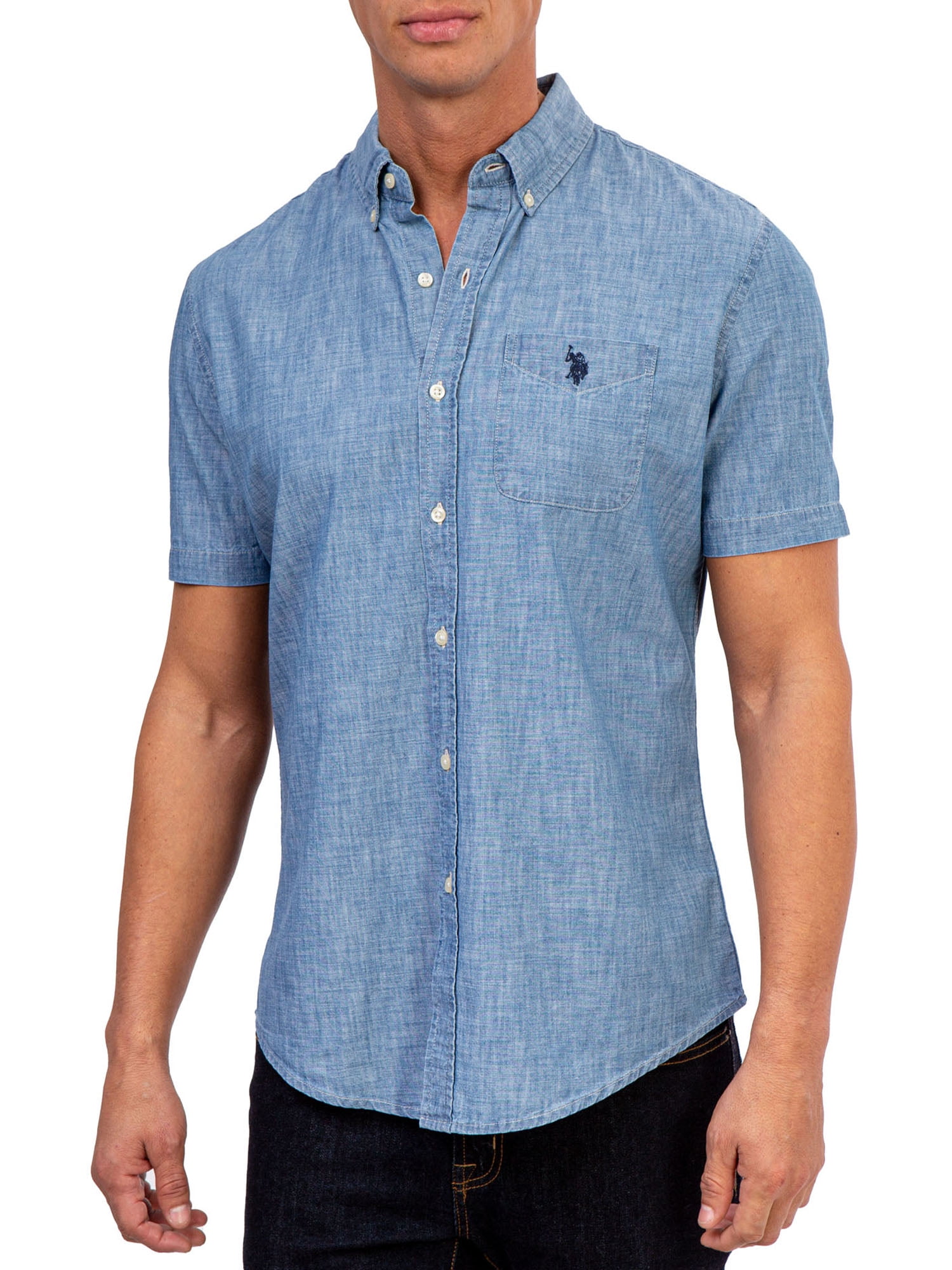 U.S. Polo Assn Men's SS Wovens - Walmart.com