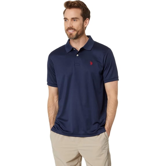 U.S. Polo Assn. Men's Short Sleeve Classic Fit Solid Stretch ...