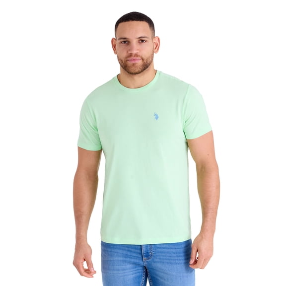 U.S. Polo Assn. Men's Basic Short Sleeve Crew T-Shirt - Walmart.com