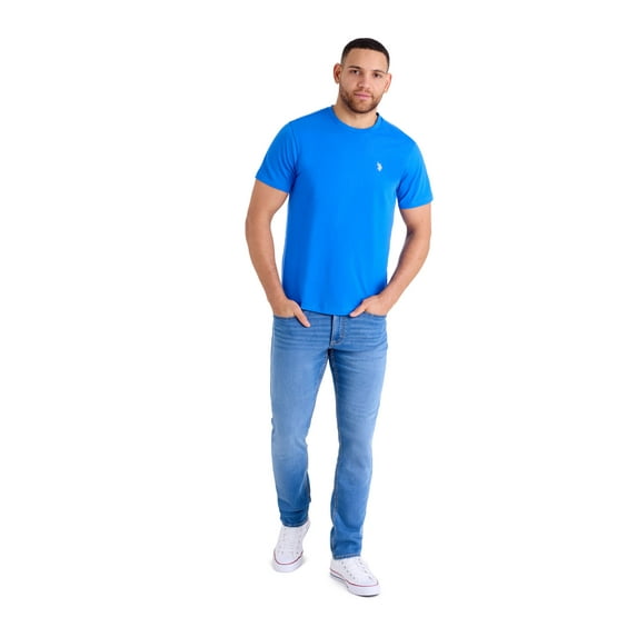 U.S. Polo Assn. Men's Basic Short Sleeve Crew T-Shirt - Walmart.com