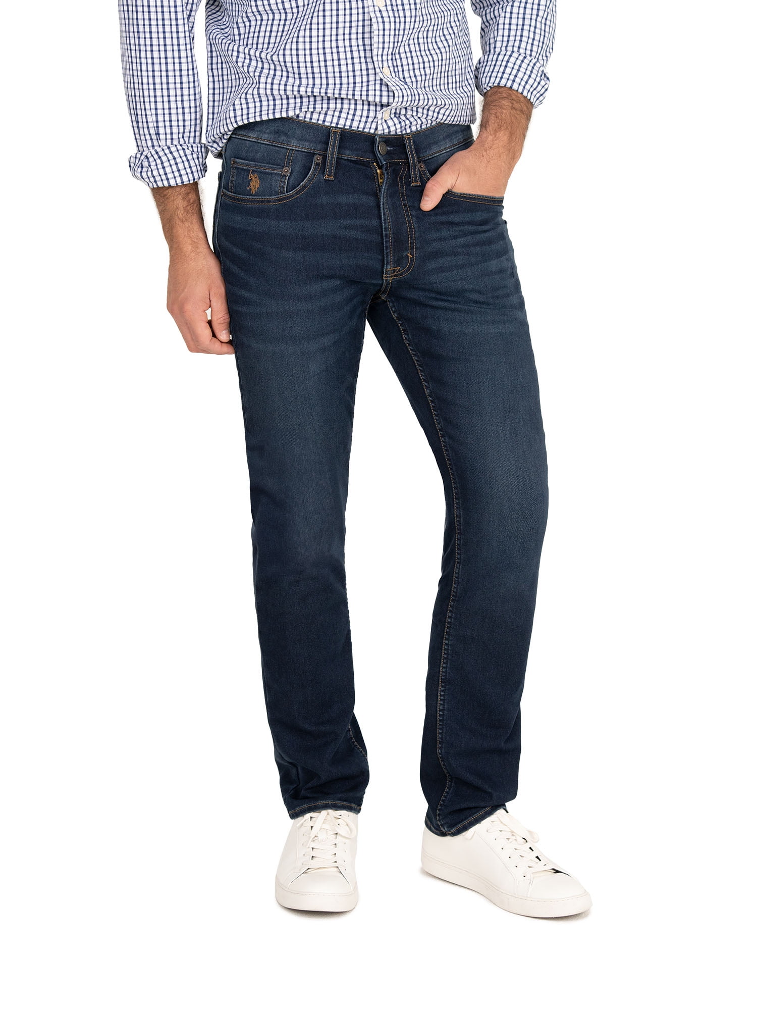 U.S. Polo Assn. Men's Knit Denim Jean - Walmart.com