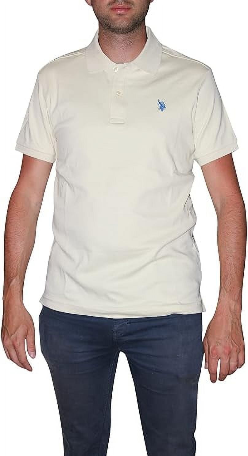 U.S. Polo Assn. Men's Solid Interlock Polo Shirt SOFS-L - Walmart.com