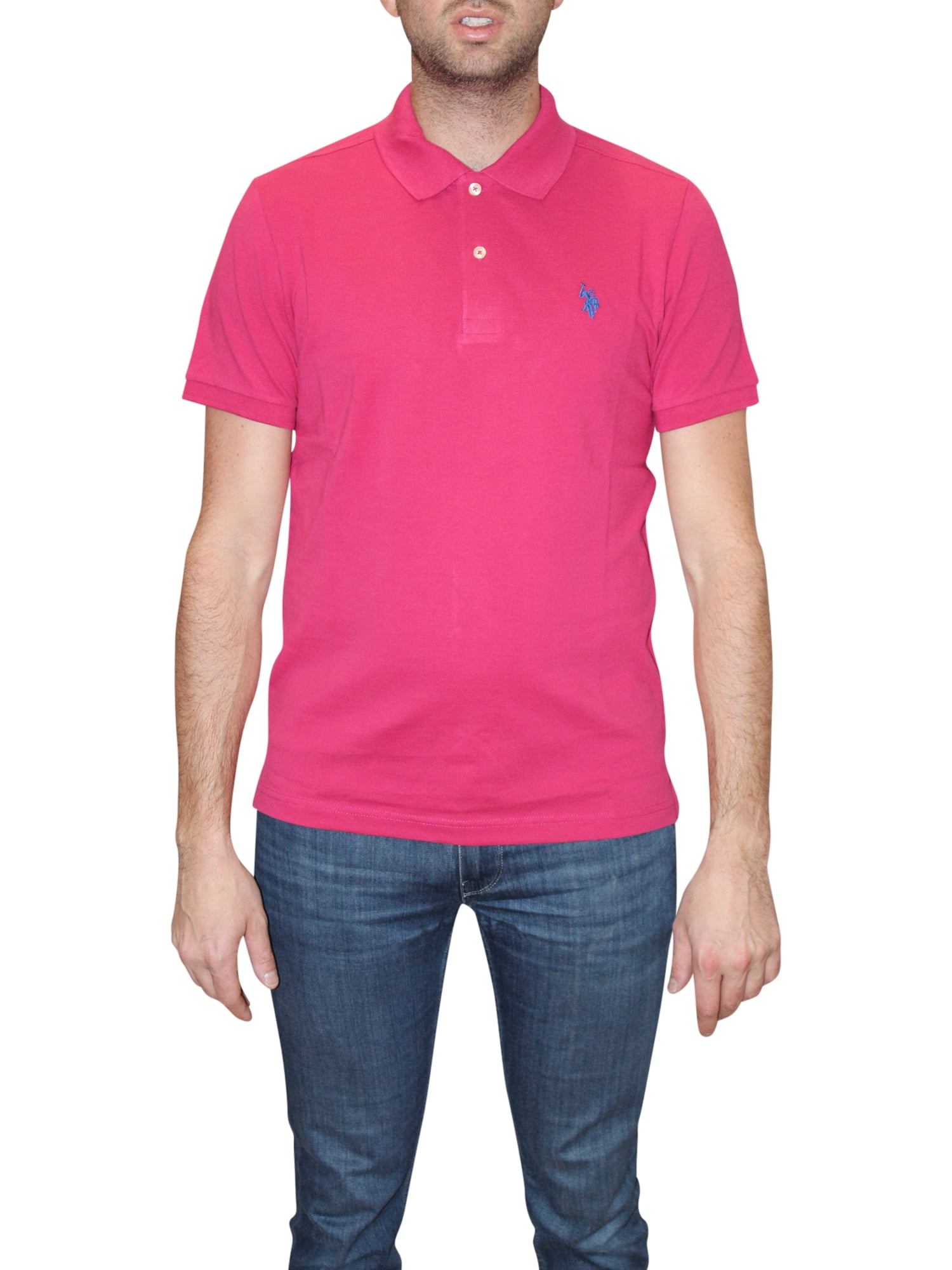 U.S. Polo Assn. Men's Solid Pique Polo With Small Pony Polo Shirt ...