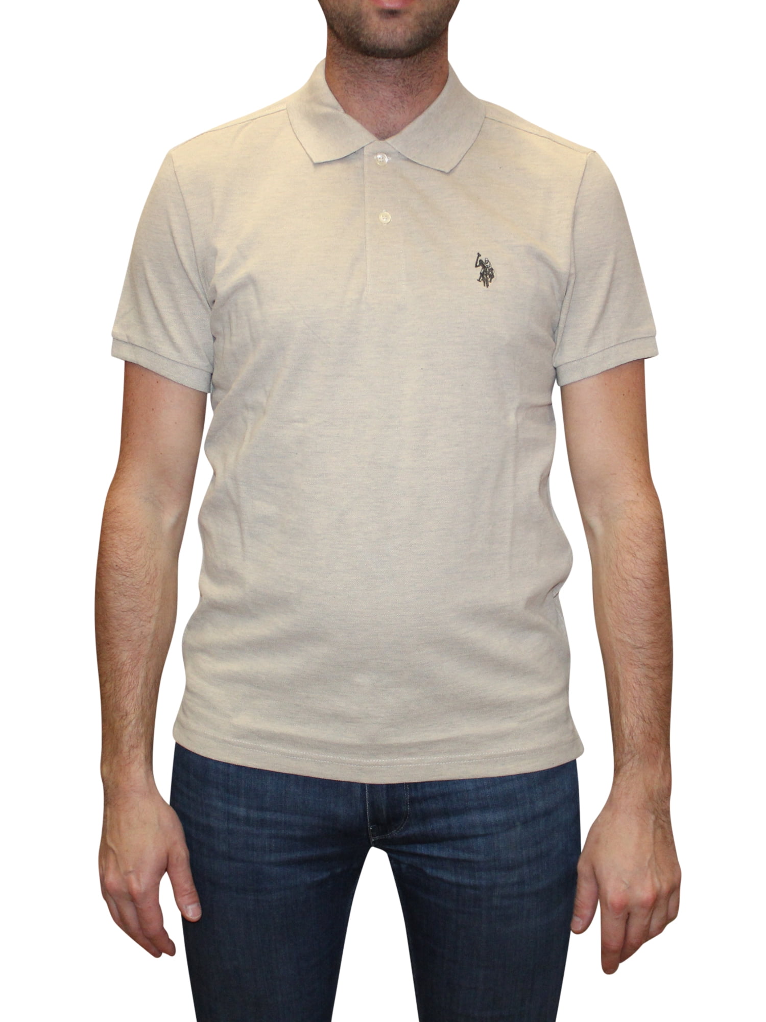 U.S. Polo Assn. Men's Solid Pique Polo With Small Pony Polo Shirt ...