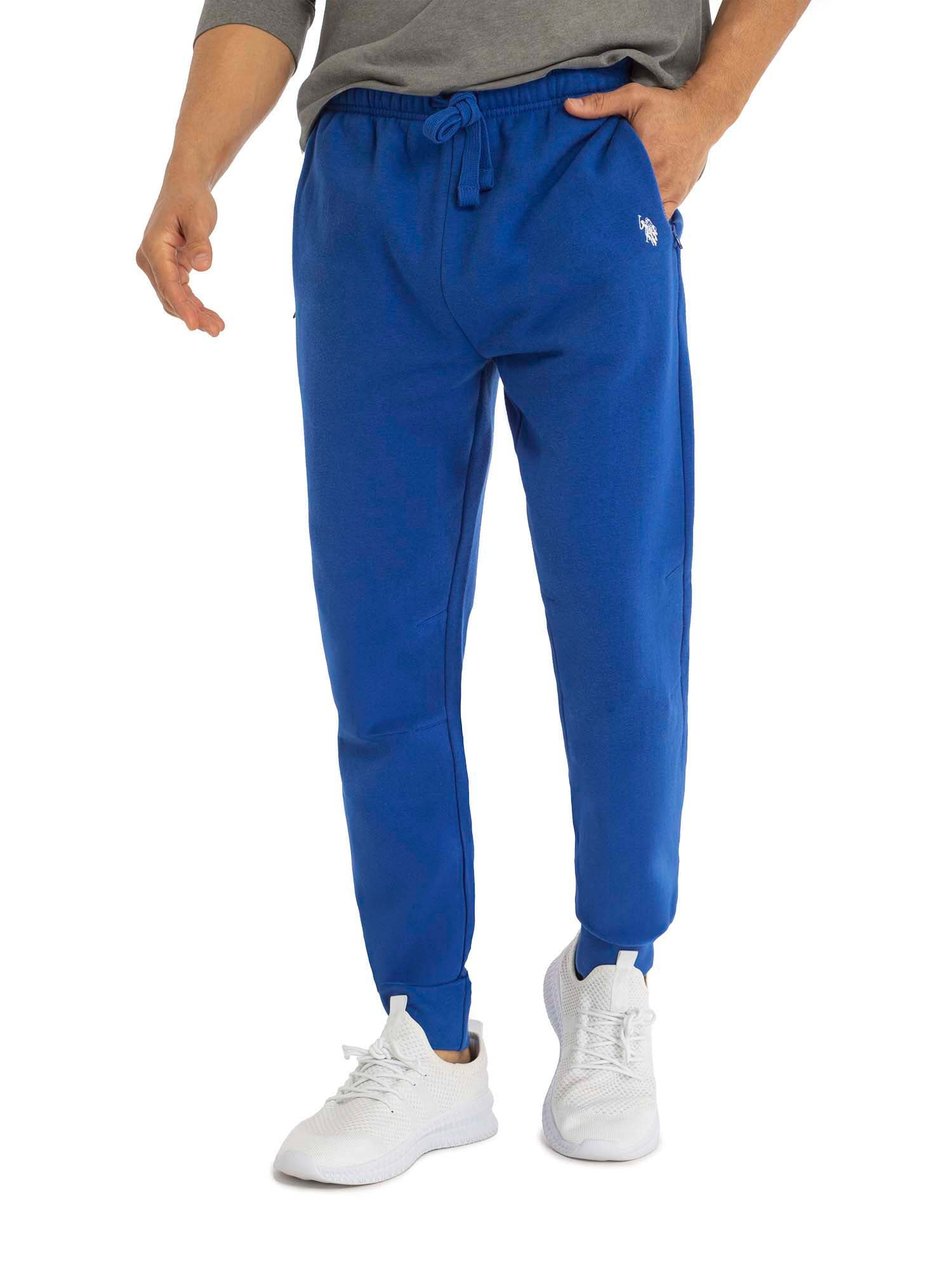 U.S. Polo Fleece Jogger - men's Cotton/Polyester Sweatpants - Walmart.com