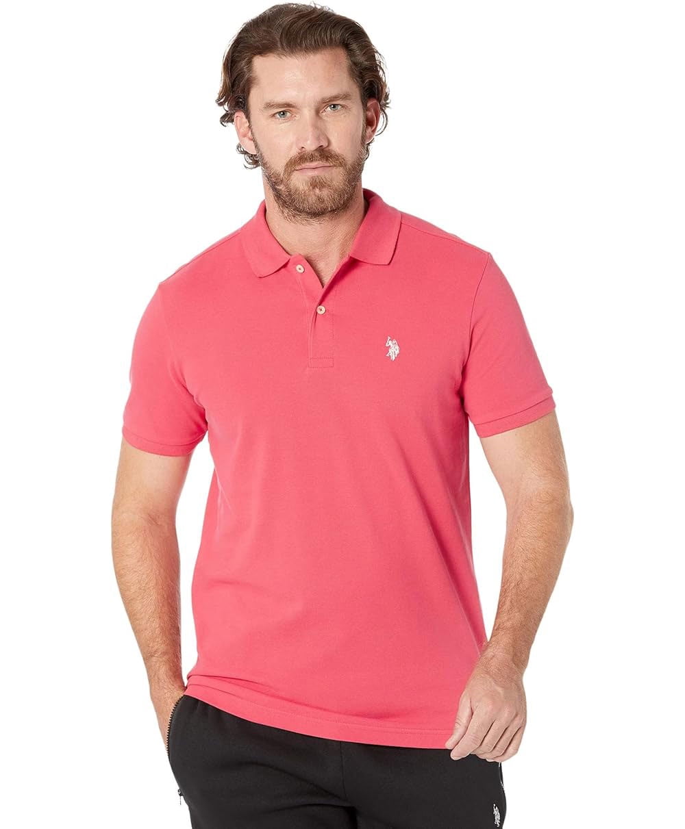 U.S. Polo Assn. Mens Classic Small Pony Solid Polo Shirt WNTB-XL ...