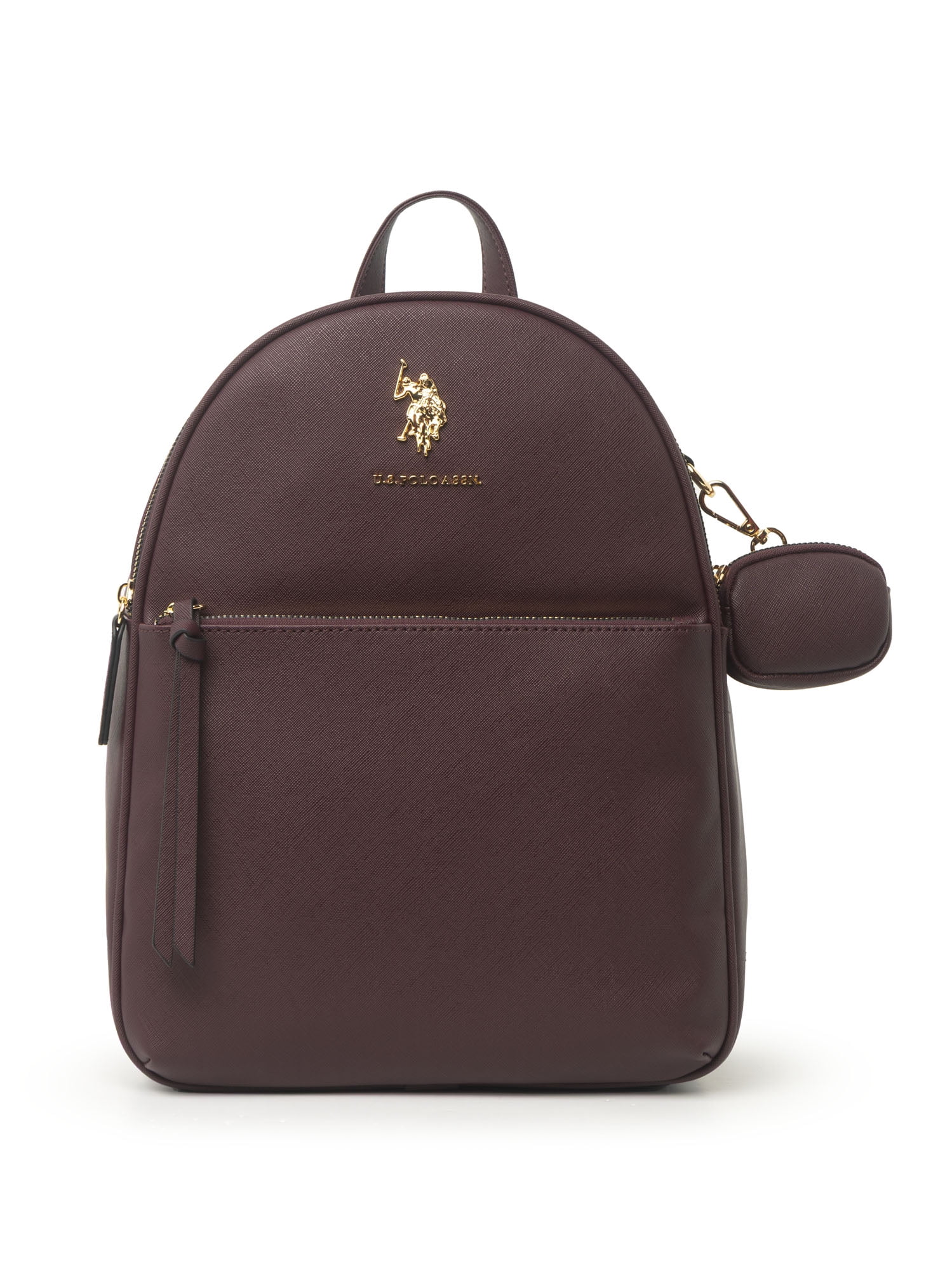 U.S. Polo Assn. Signature Backpack, Burgundy - Walmart.com