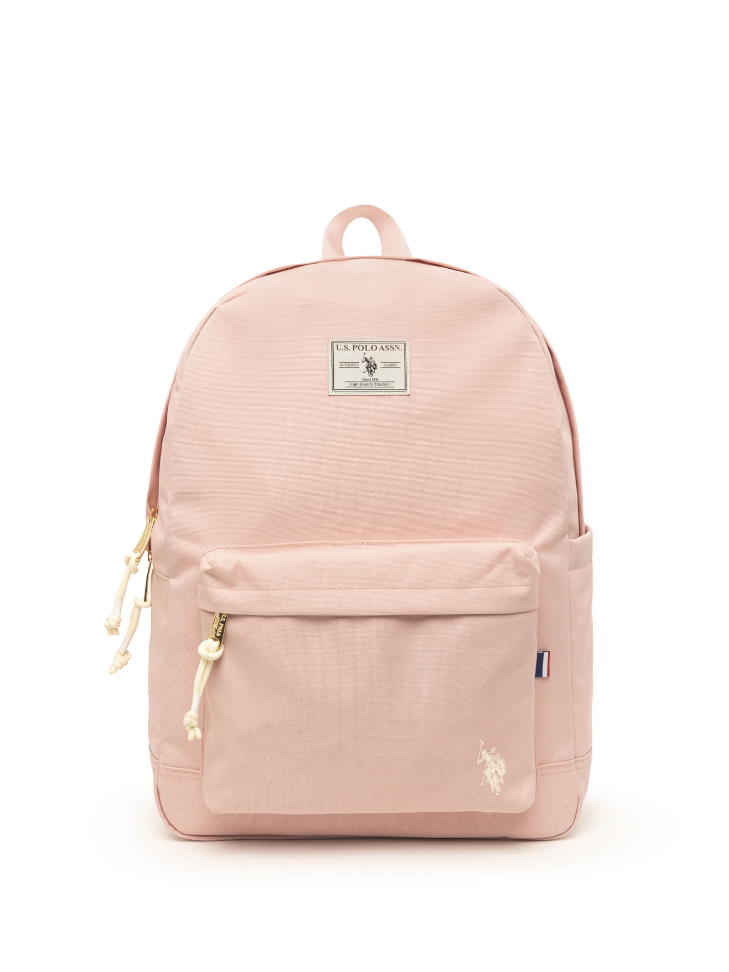 U.S. Polo Assn. Unisex 18" Solid Core Backpack, Blush - Walmart.com