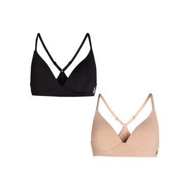 U.S. Polo Assn. Women's Wire Free Microfiber Push Up Bras, 3-Pack ...