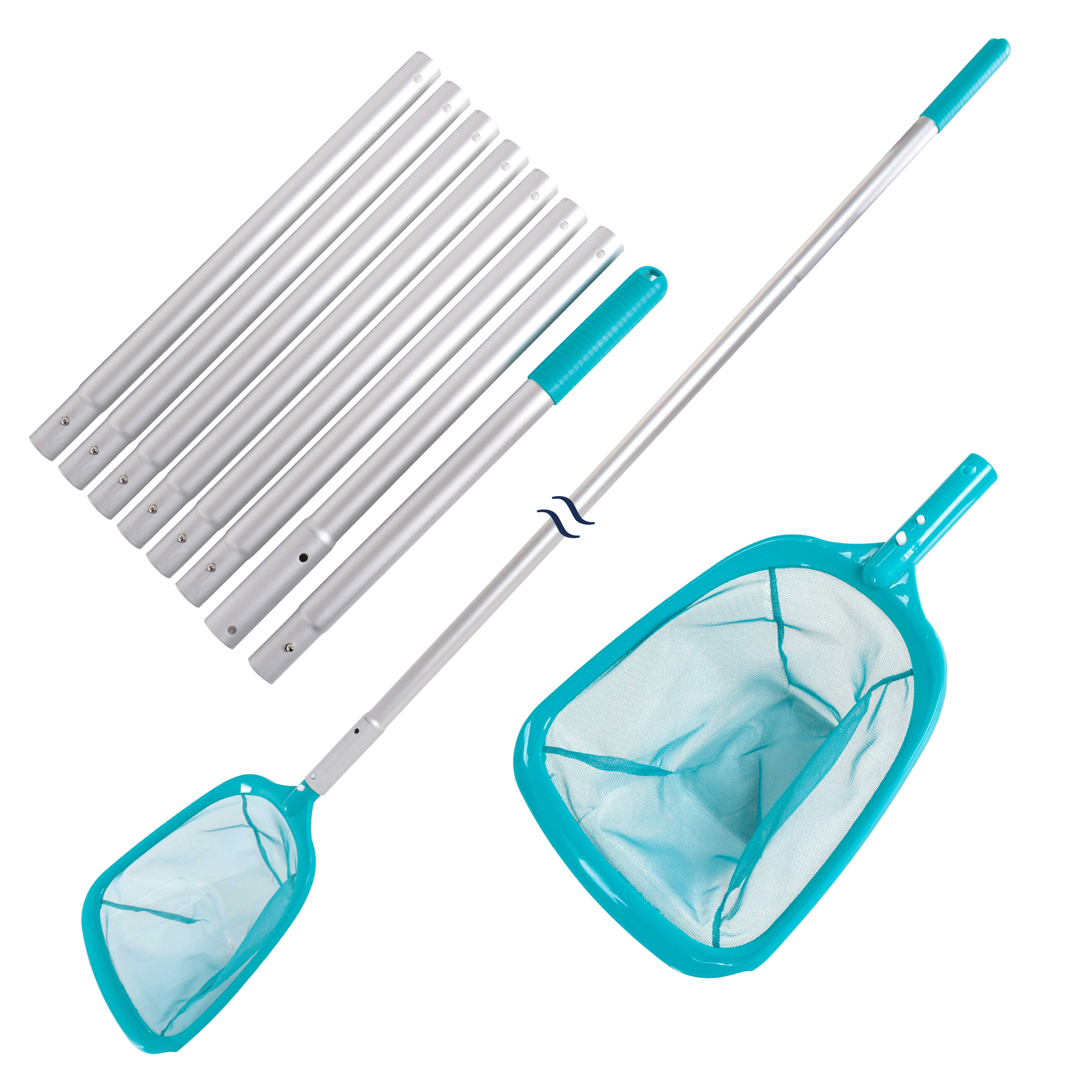 U.S. Pool Supply 11.5ft Adjustable Swimming Pool Leaf Skimmer with ...
