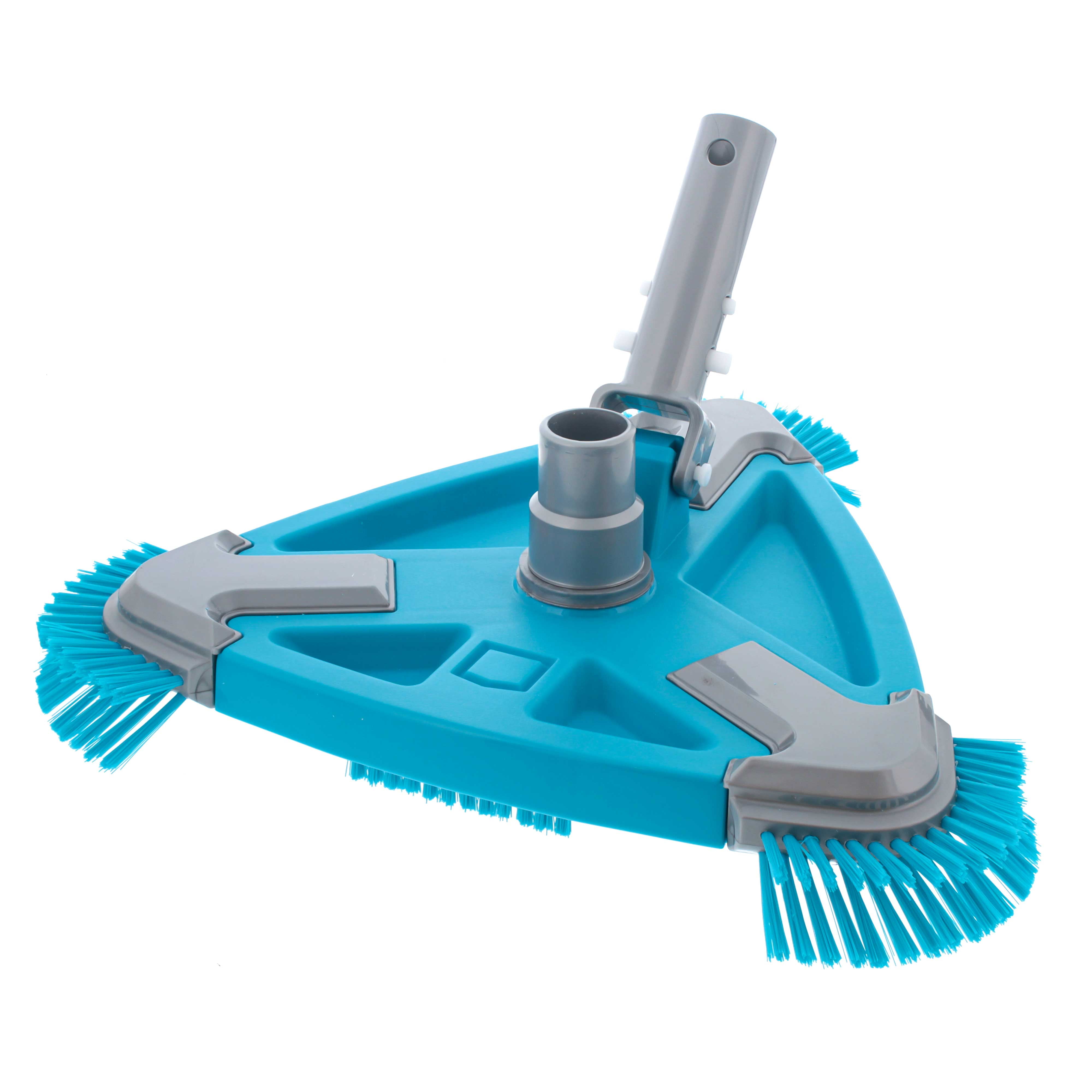 U.S. Pool Supply Deluxe Weighted Triangular Pool Vacuum Head with Side ...