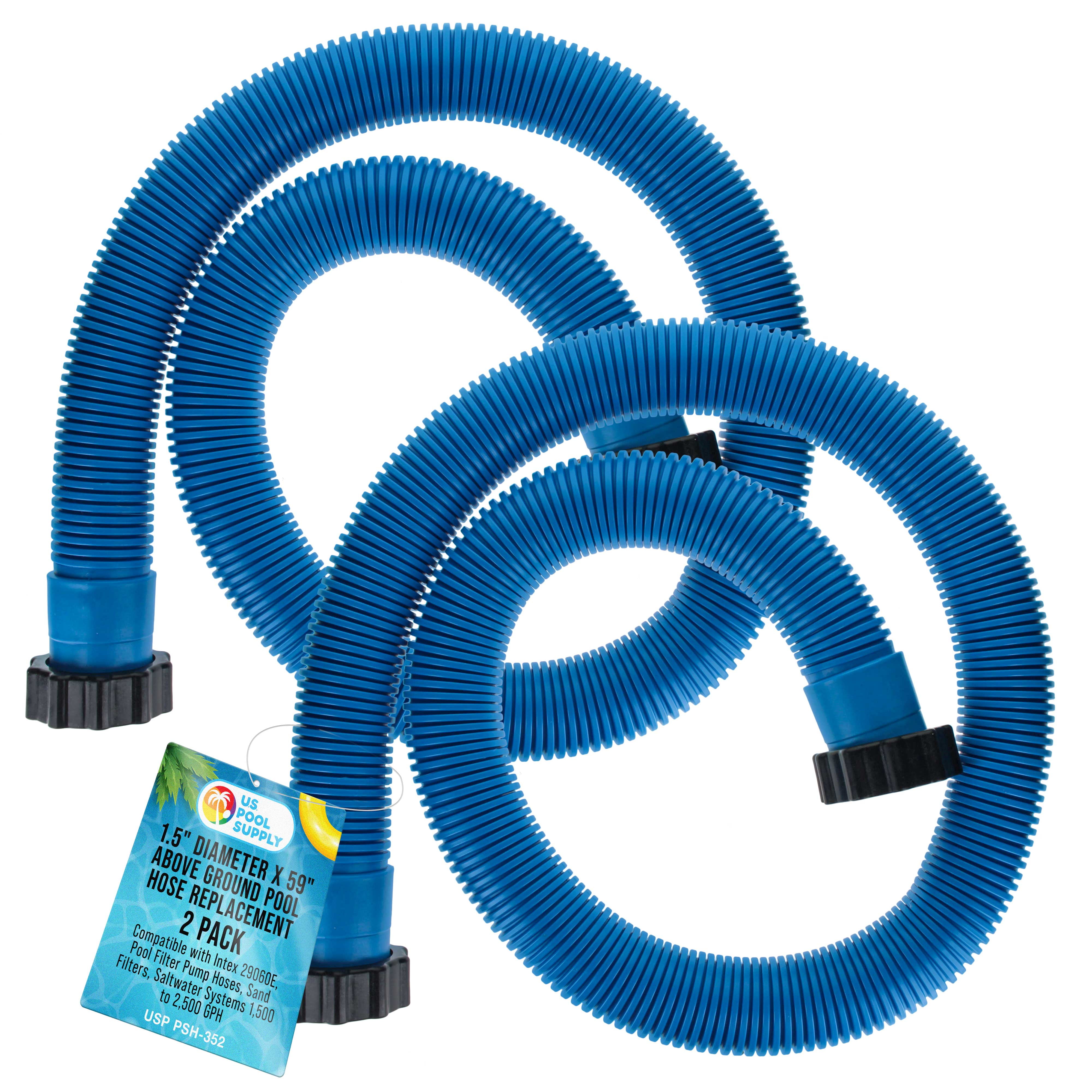 U.S. Pool Supply Above Ground Pool Hose Replacement 1.5" Diameter x 59 ...