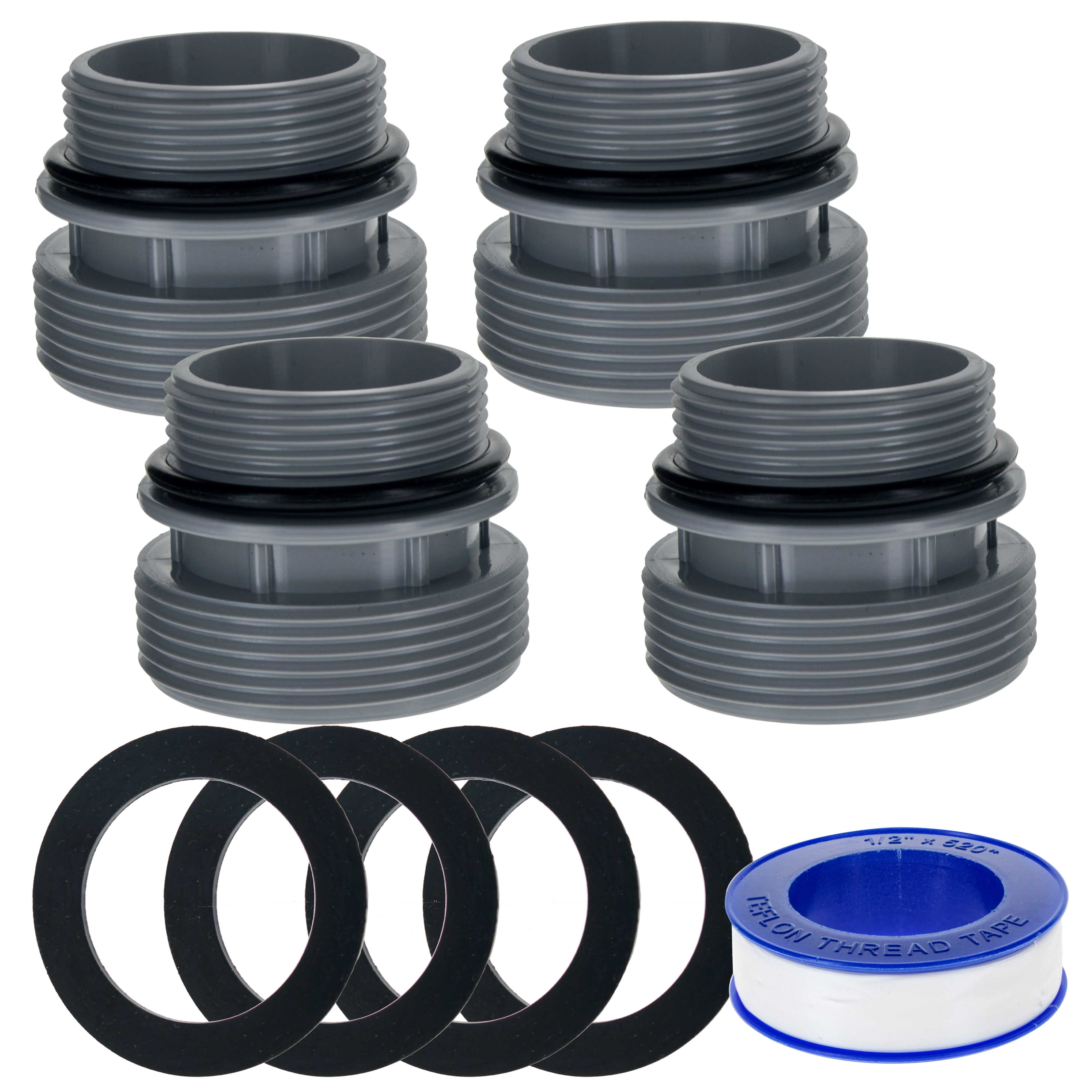 U.S. Pool Supply Pool Hose 40mm to 1.5" Hose Conversion Adapters 4560 ...