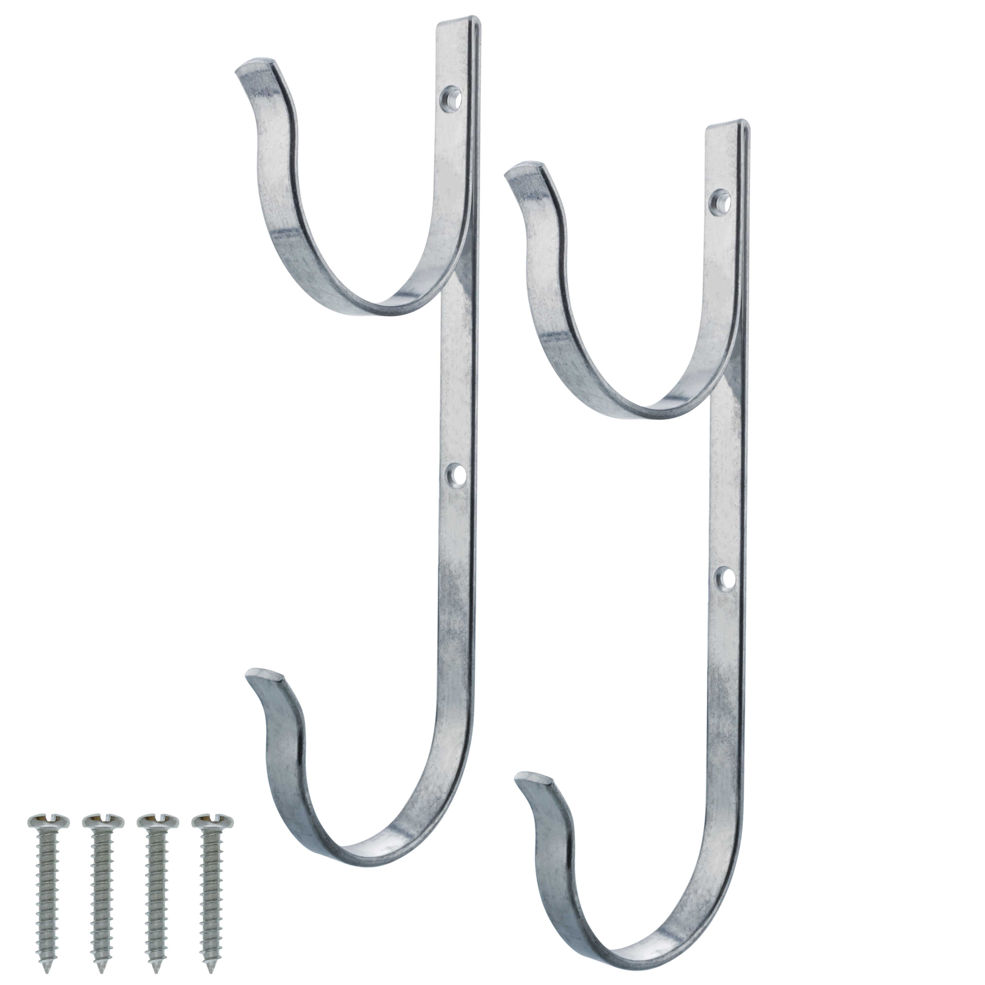U.S. Pool Supply Set of 2 Aluminum Pool Hangers for Telescopic Poles ...
