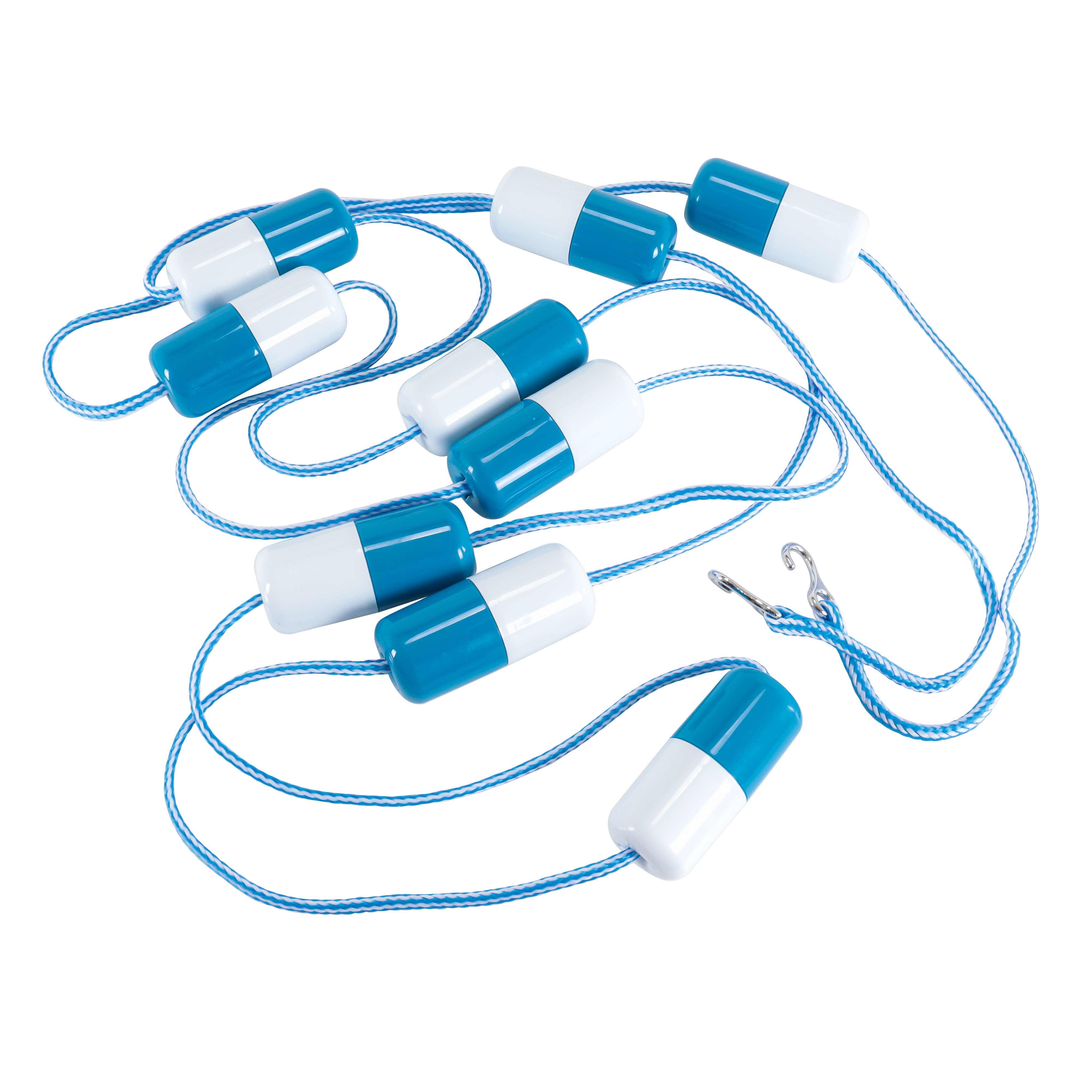 U.S. Pool Supply Adjustable 16-20ft Swimming Pool Safety Divider Rope ...