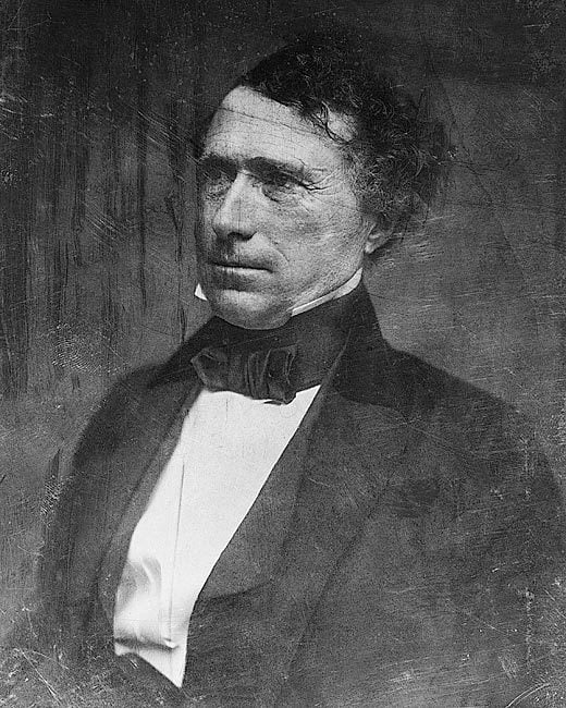 US President Franklin Pierce Portrait - 20x30 Inch Glossy Laminated ...