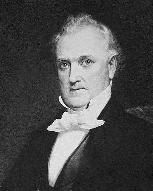U.S. President James Buchanan Portrait - Style A - 24x36 Inch Glossy ...