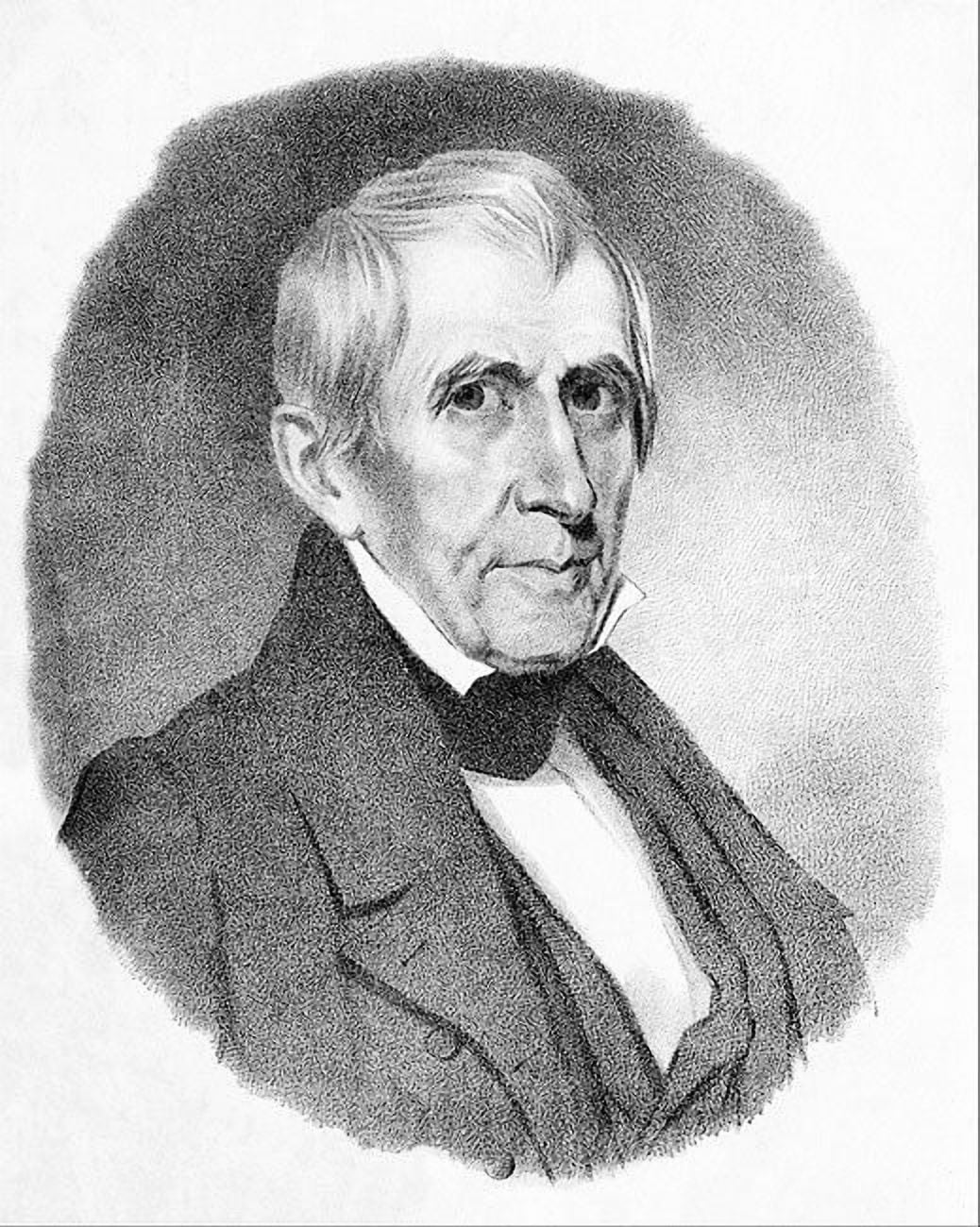 U.S. President William H. Harrison Portrait - Style A - 24x36 Inch ...