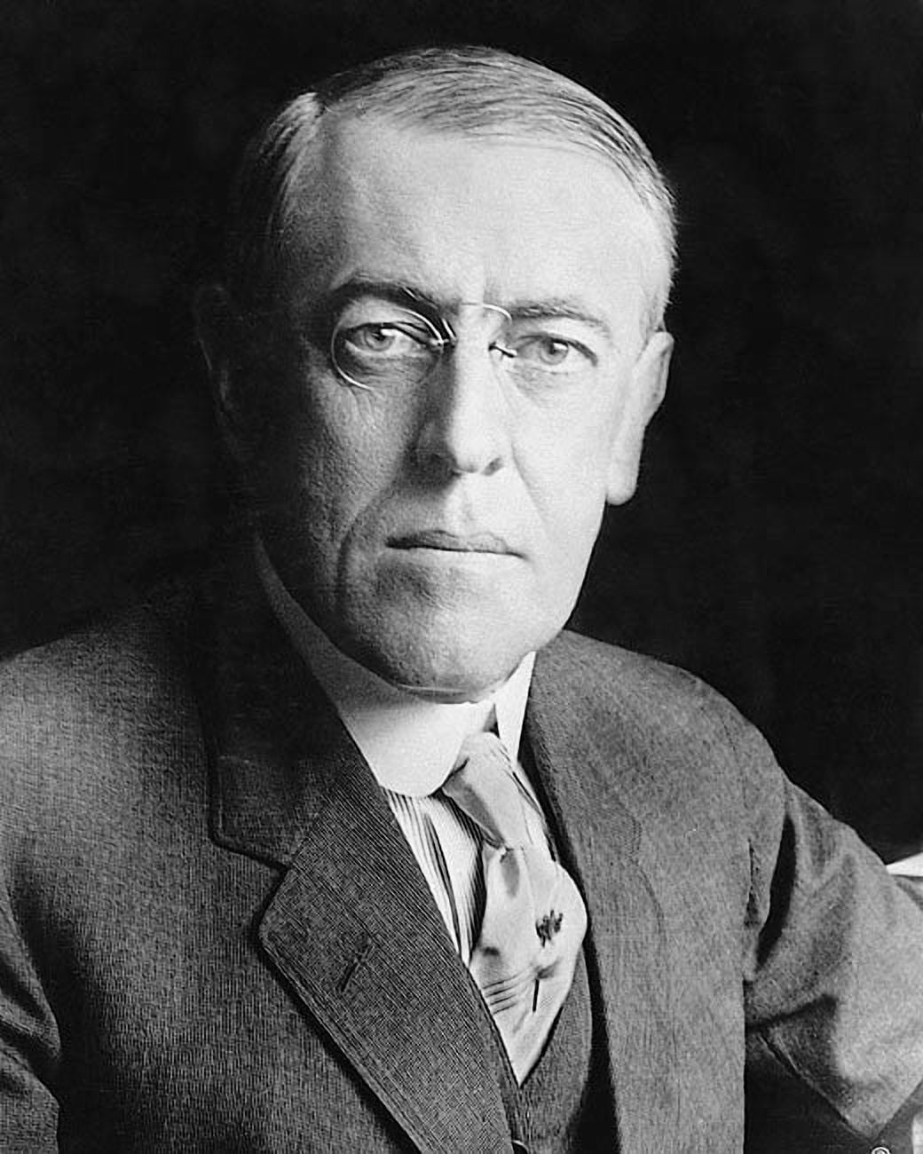 U.S. President Woodrow Wilson Portrait 1916 - 24x36 Inch Laminated ...