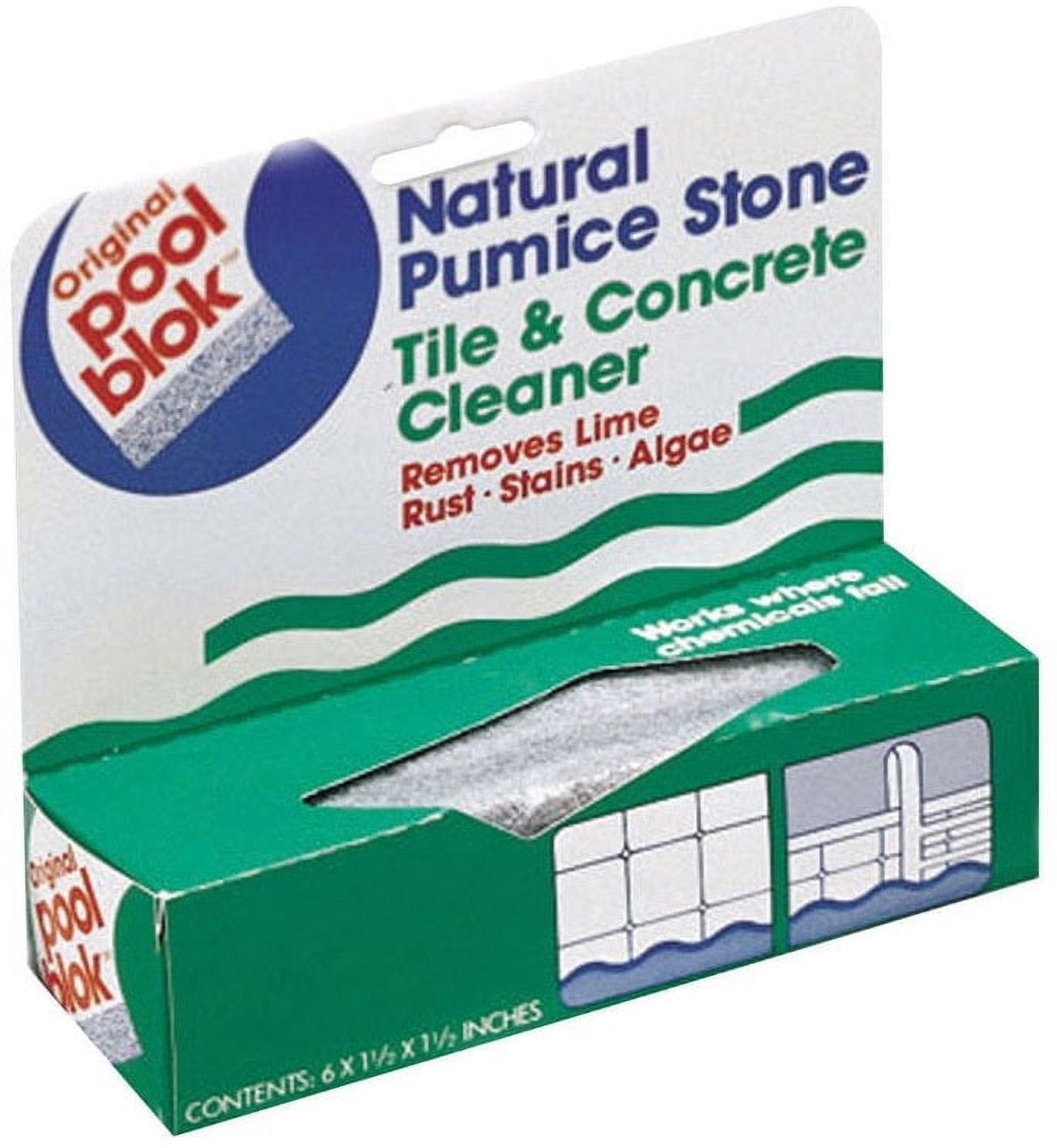 US Pumice Pool Blok Pumice Block 6 oz 6-1/2 in. H X 1-3/4 in. W X 1-3/4 ...