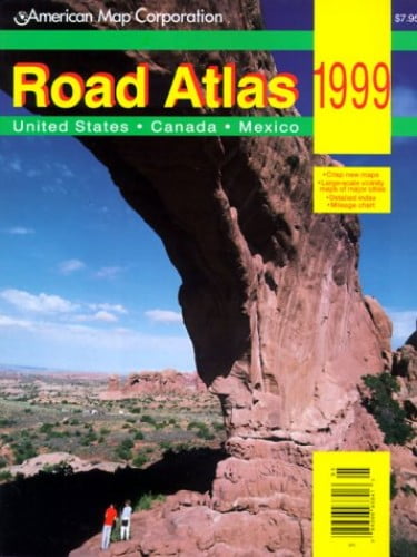 Pre-Owned United States Road Atlas 1999 Paperback - Walmart.com