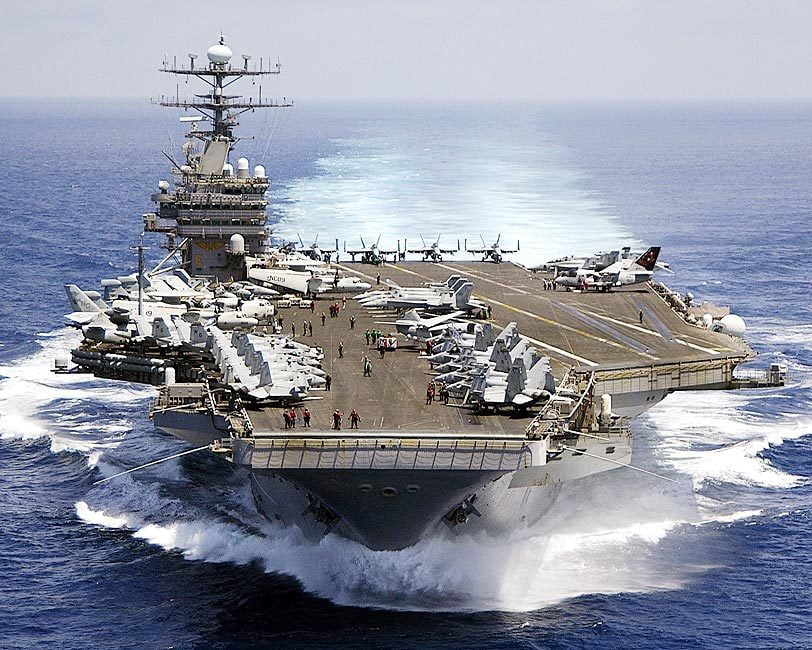 U.S.S. Carl Vinson Aircraft Carrier CVN 70 - Style B - 24x36 Inch ...
