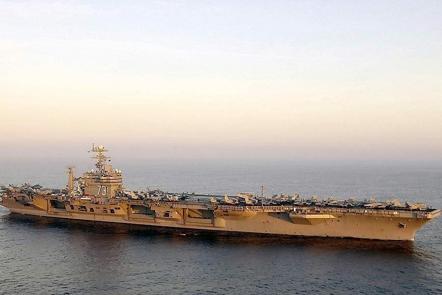 U.S.S. George Washington Aircraft Carrier CVN 73 - 20x30 Inch Glossy ...