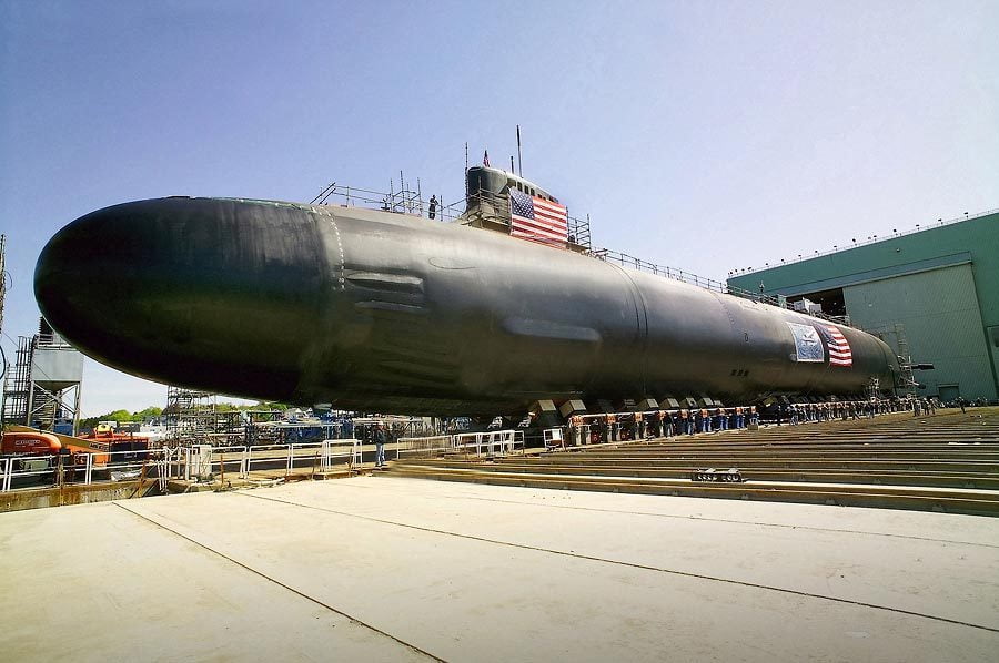 U.S.S. Jimmy Carter Nuclear Submarine - 20x30 Inch Glossy Laminated ...