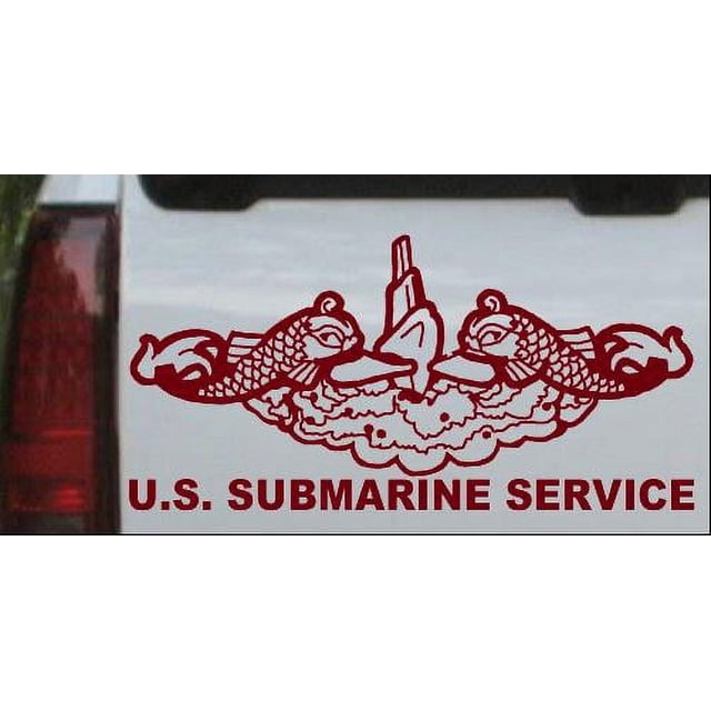 U.S. SUBMARINE SERVICE Car or Truck Window Decal Sticker - Walmart.com